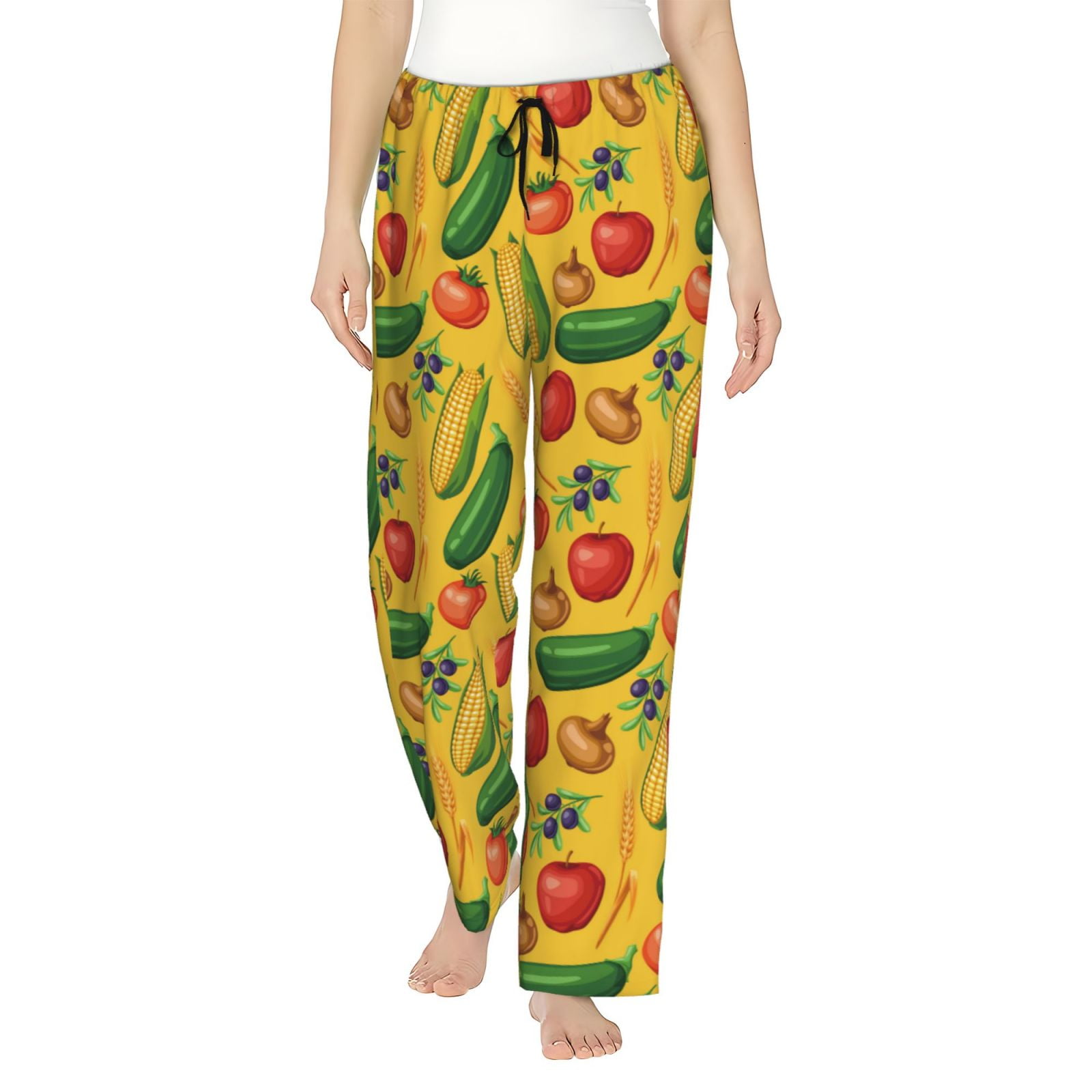 Disketp Colorful Vegetables for Women's Pajama Pants - Ultra Soft ...