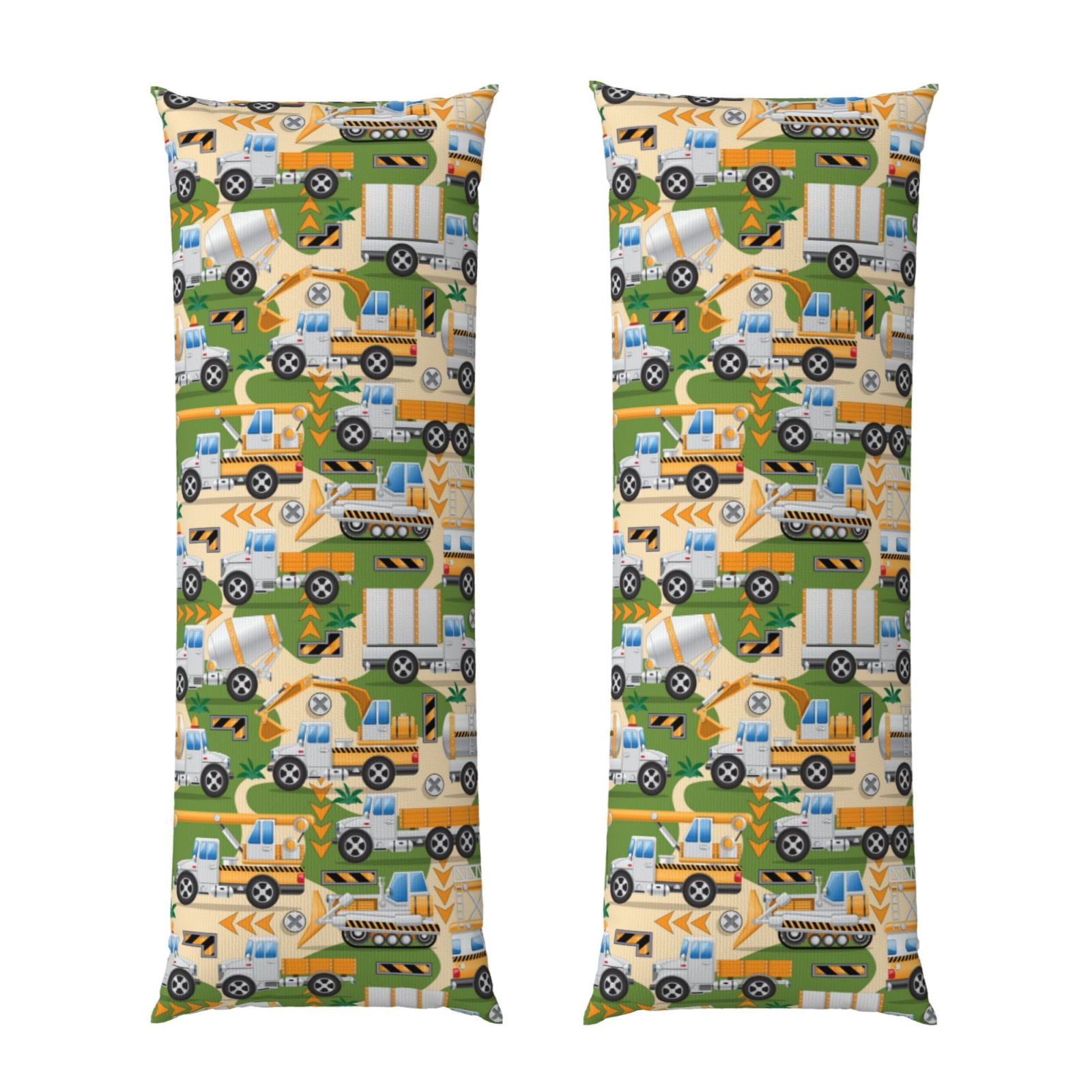 Disketp Construction Machinery1 Print Body Pillow Cover - Super Soft ...