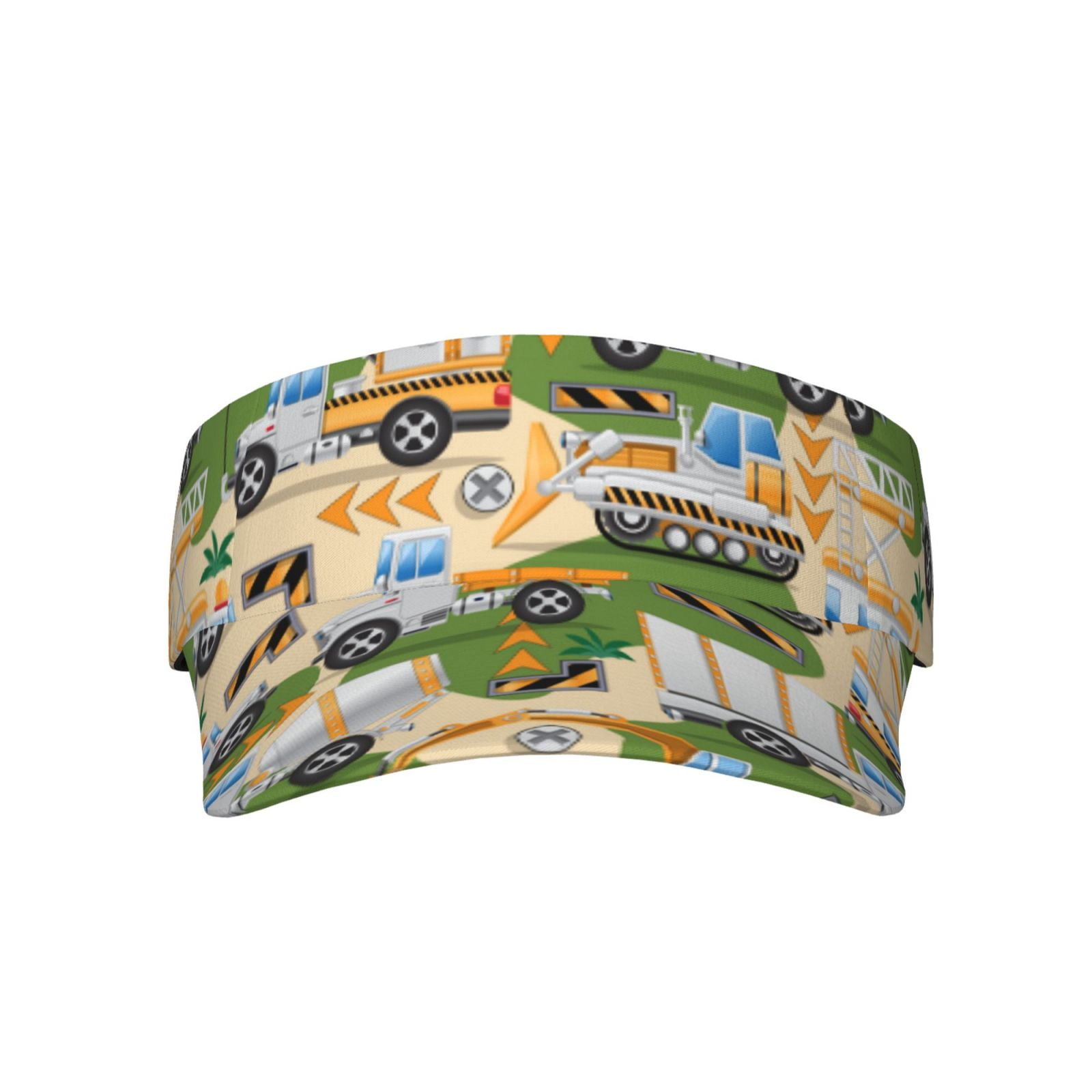 Disketp Construction Machinery1 Sun Visors For Women Men Unisex Tennis ...