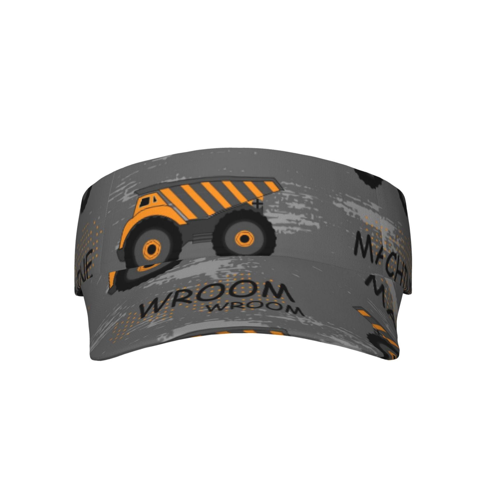 Disketp Construction Machines Sun Visors for Women Men Unisex Tennis ...