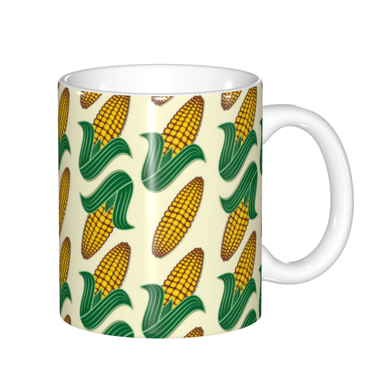 Disketp Corn 8 Large Coffee Mug with Handle Tea Cup Novelty Coffee Cup ...