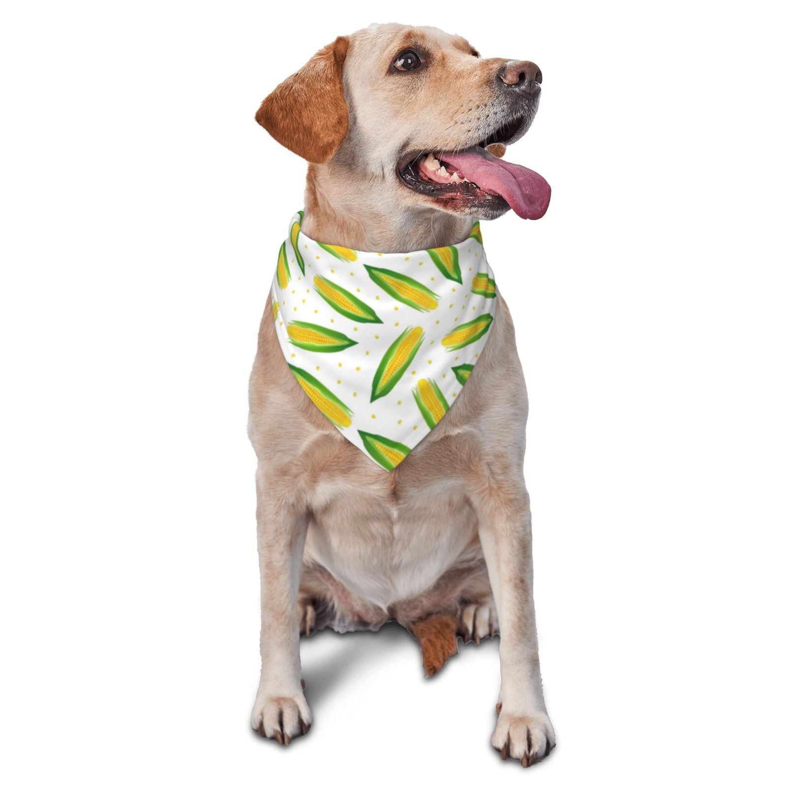 Disketp Corns Dog Bandanas 1PC Triangle Adjustable Puppy Bandana Bib ...