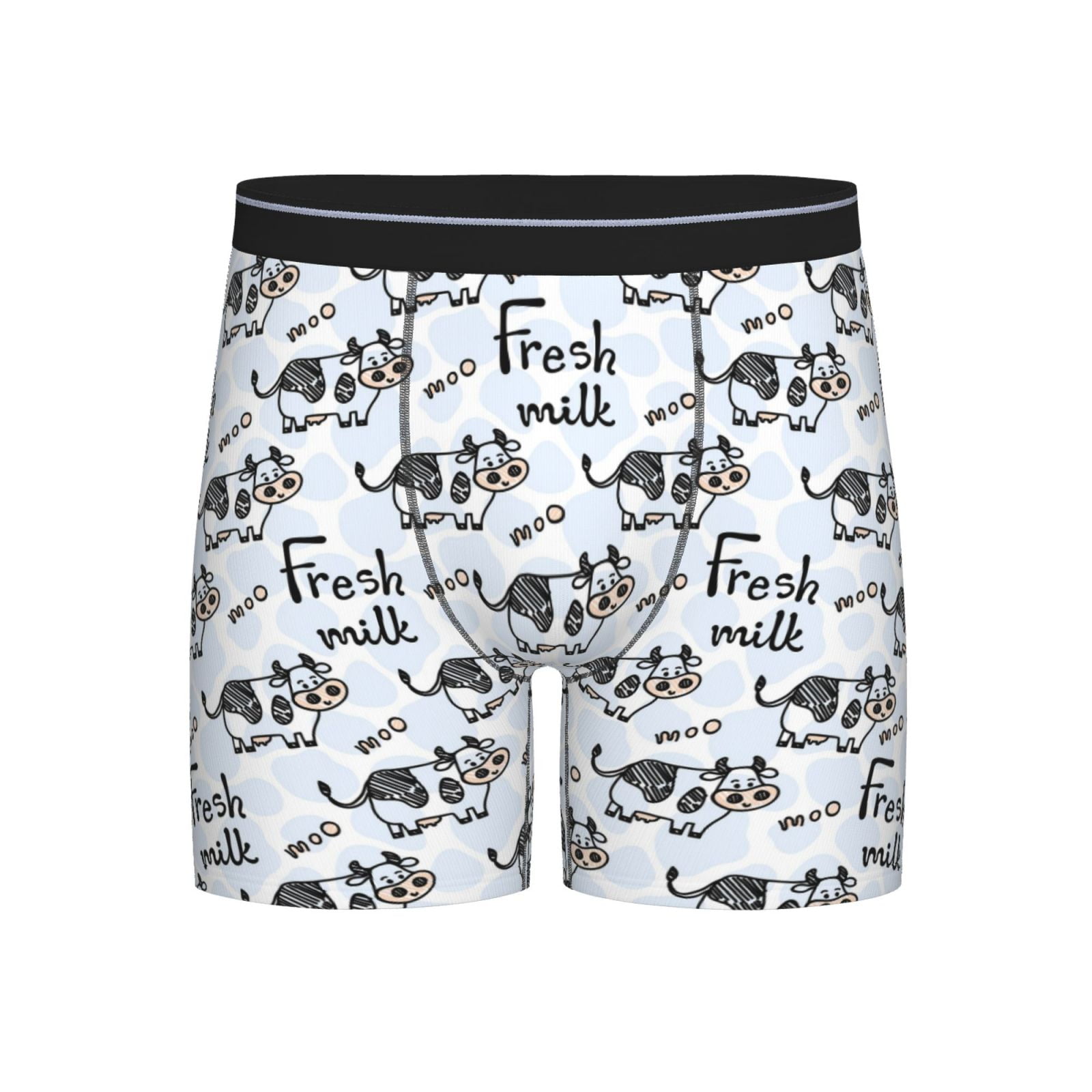 Disketp Cow With Fresh Milk Men's Boxer Briefs Men’s Underwear Boxer ...