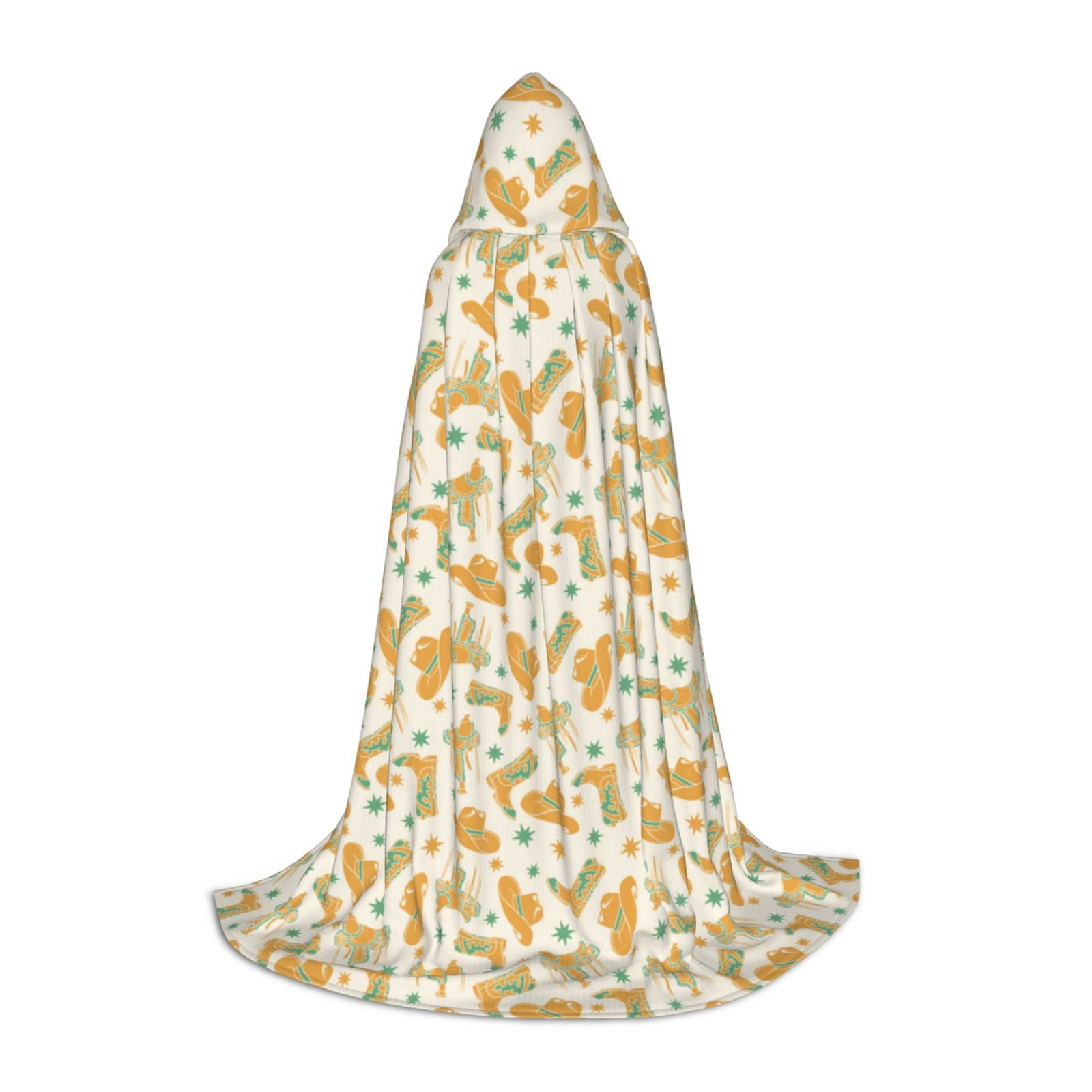 Disketp Cowgirl Boots 3 Hooded Cloak, Teenagers Halloween Hoodies Robe ...