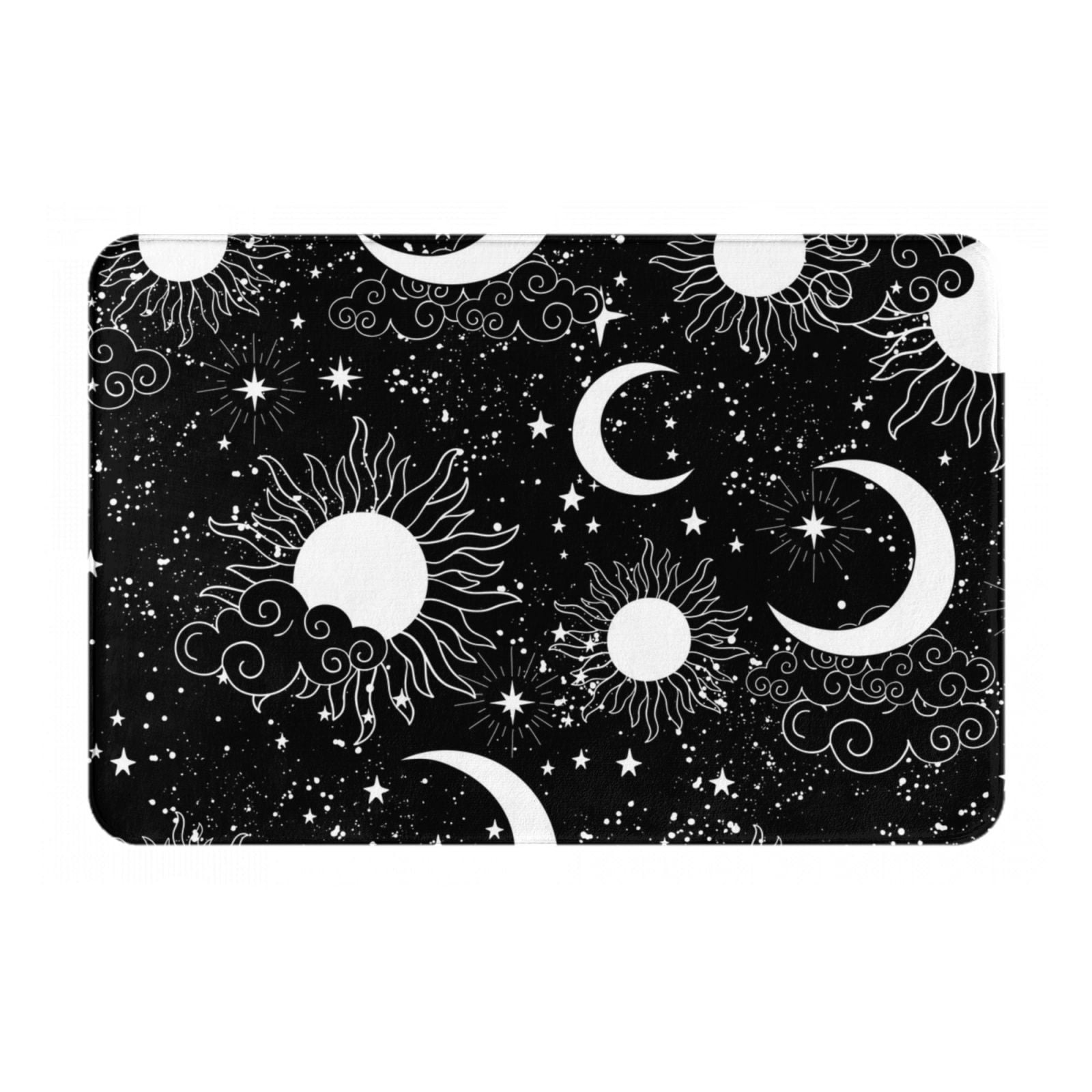 Disketp Crescent And Stars Mat For Front Door Outside - Doormat Outdoor ...