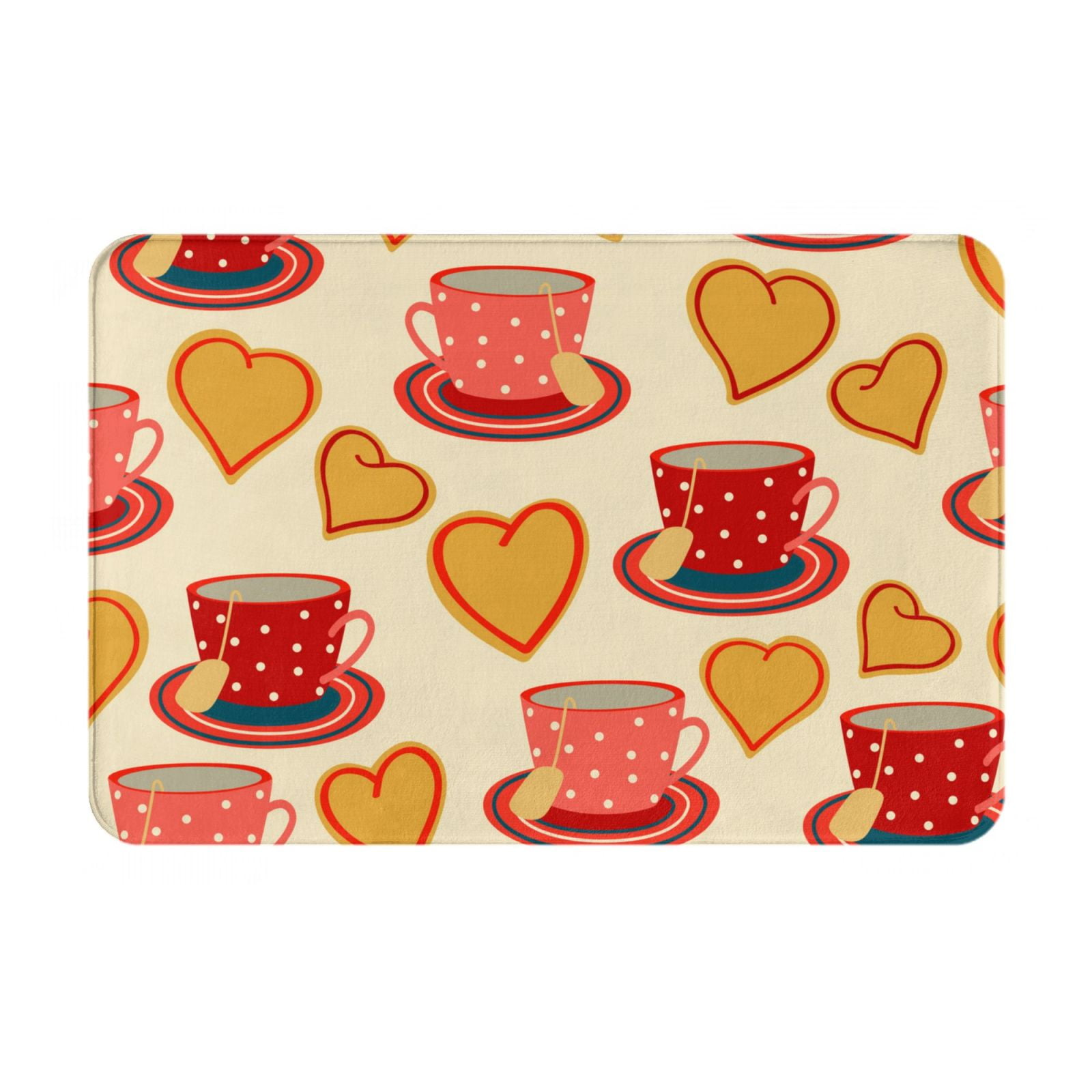 Disketp Cups Of Tea Mat For Front Door Outside - Doormat Outdoor ...