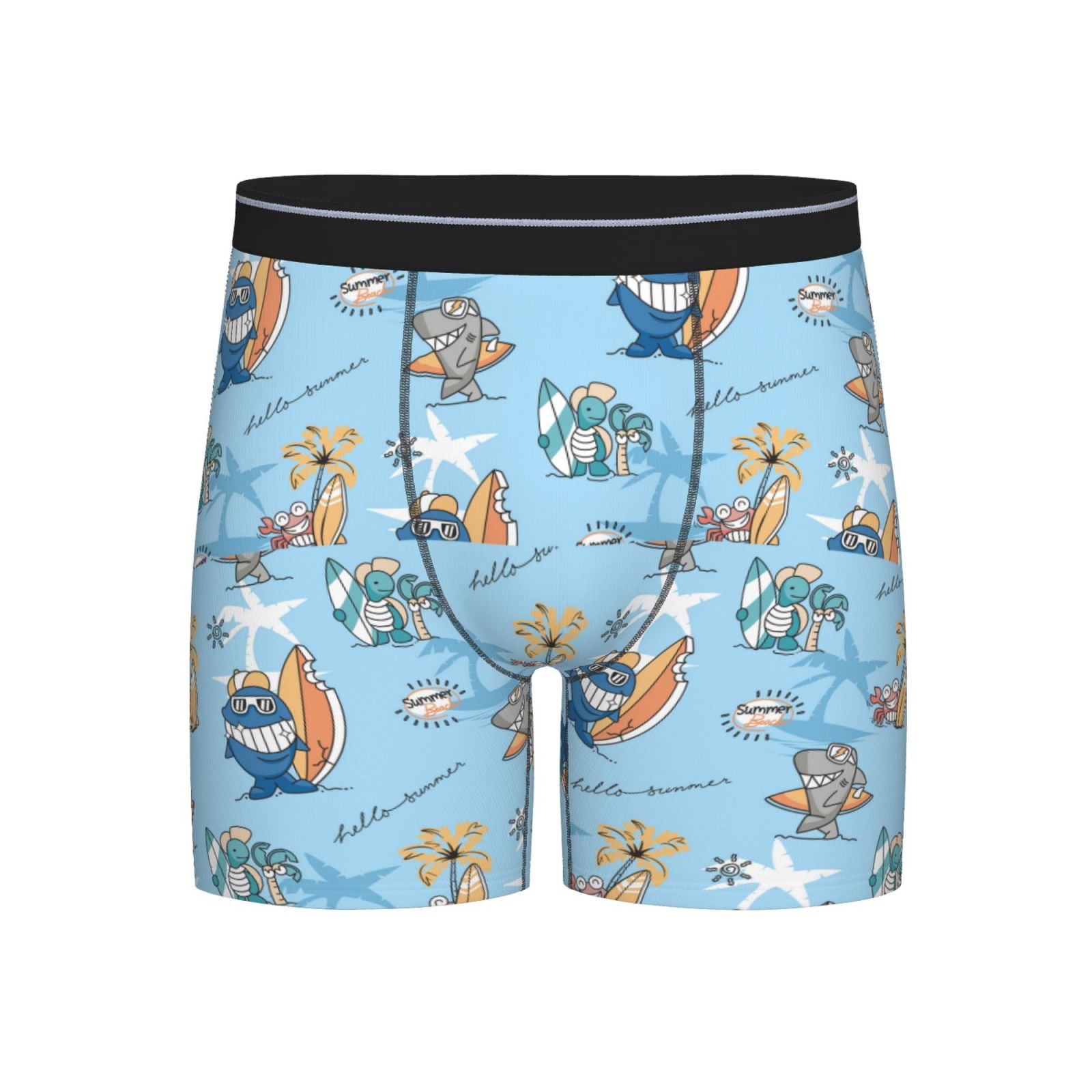 Disketp Cute Animals Surfers Men's Boxer Briefs Men’s Underwear Boxer ...