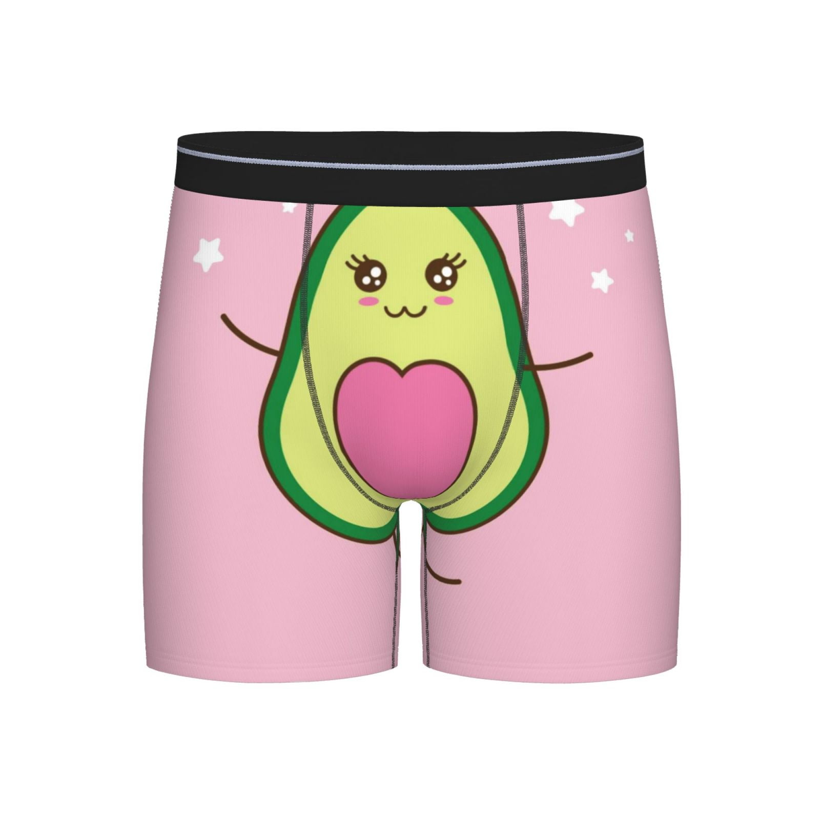 Disketp Cute Avocado Men's Boxer Briefs Men’s Underwear Boxer Briefs ...