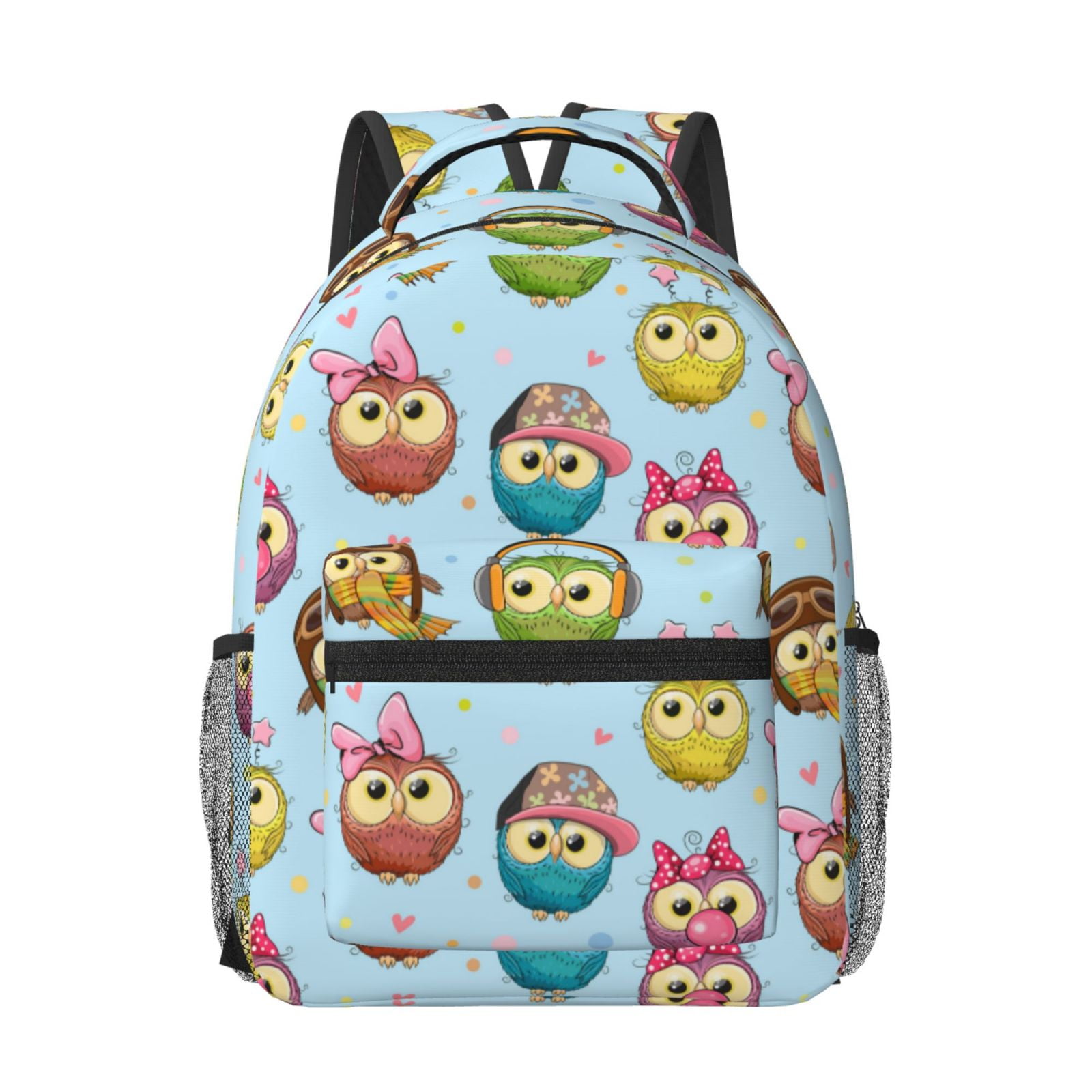 Disketp Cute Cartoon Owls 3 Backpack - Comfortable Daypack with The ...