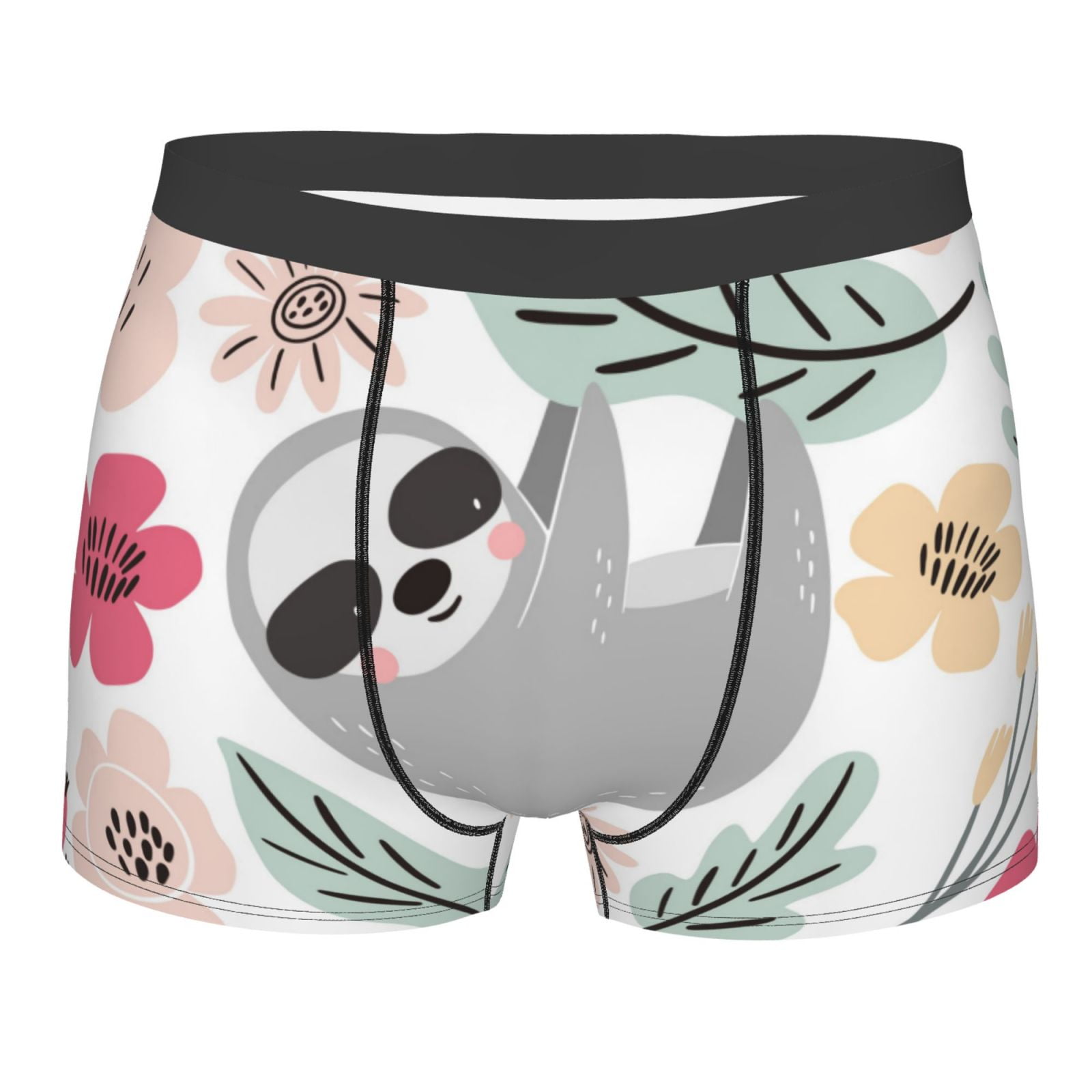 Disketp Cute Cartoon Sloth Men'S Boxer Briefs,Soft And Breathable ...
