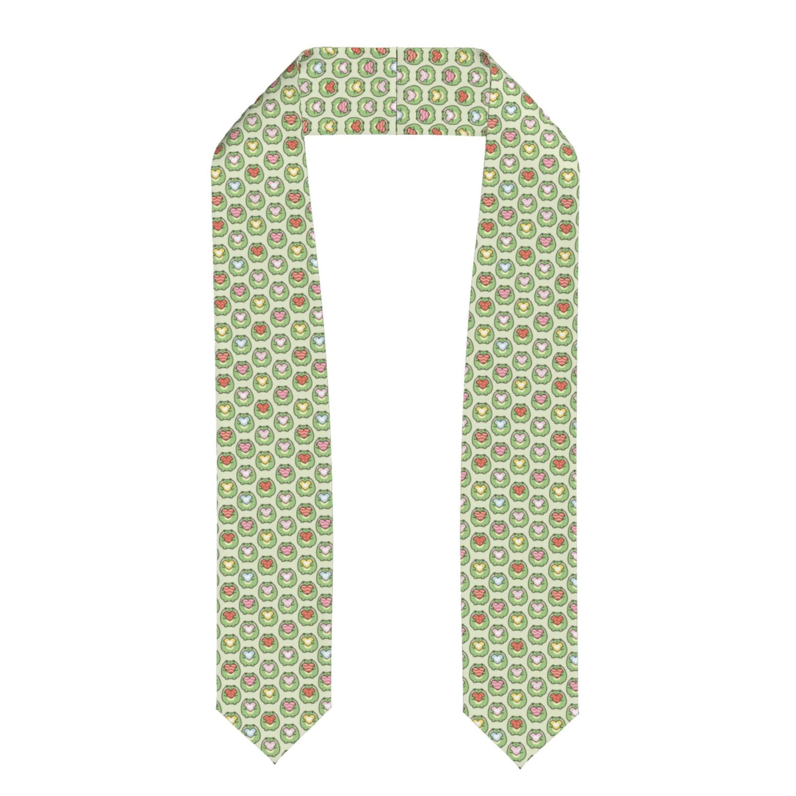 Disketp Cute Chubby Frog Graduation Stole Class of 2024 Customized ...