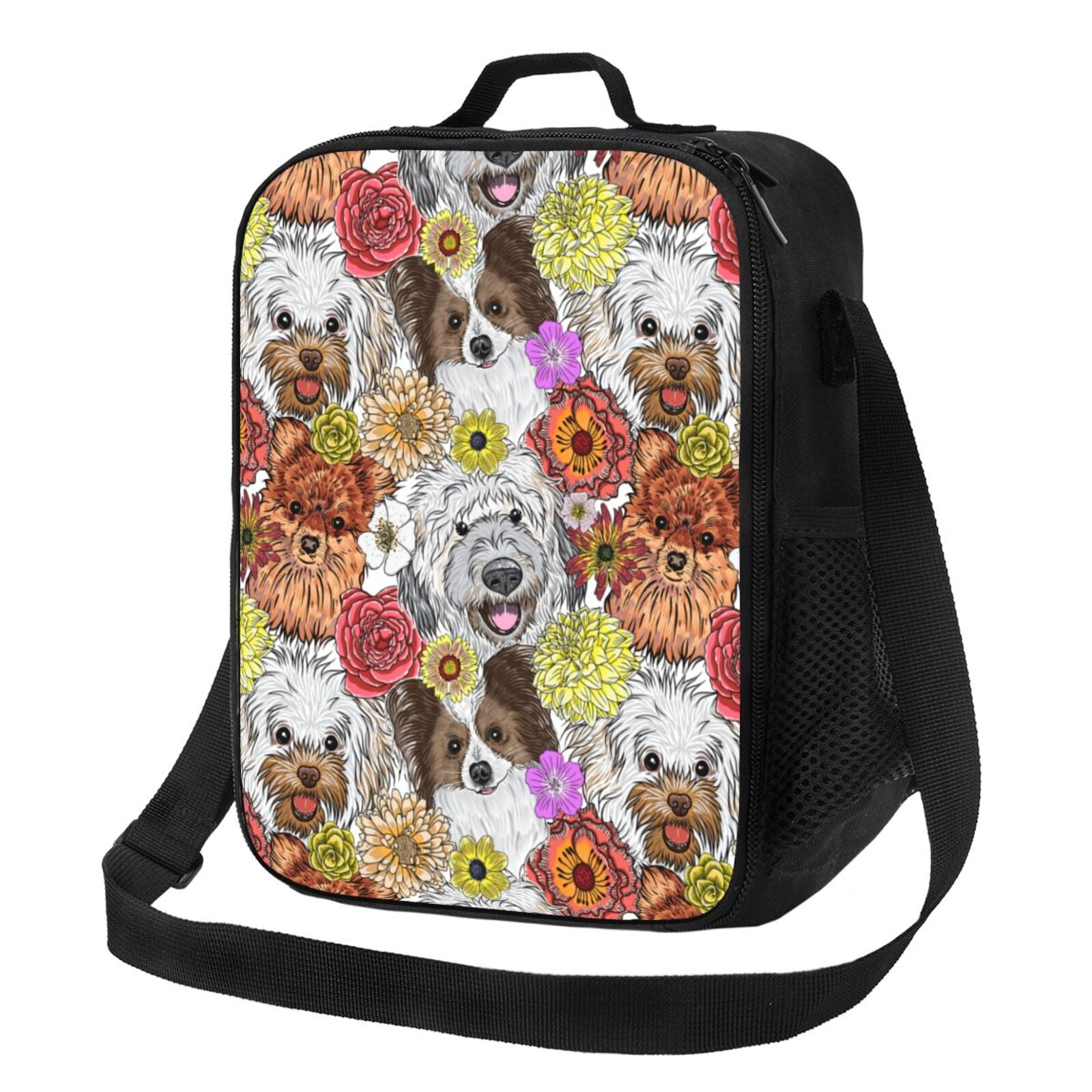 Disketp Cute Dogs Puppy Insulated Lunch Bag Lunch Box - Lunch Bag for ...