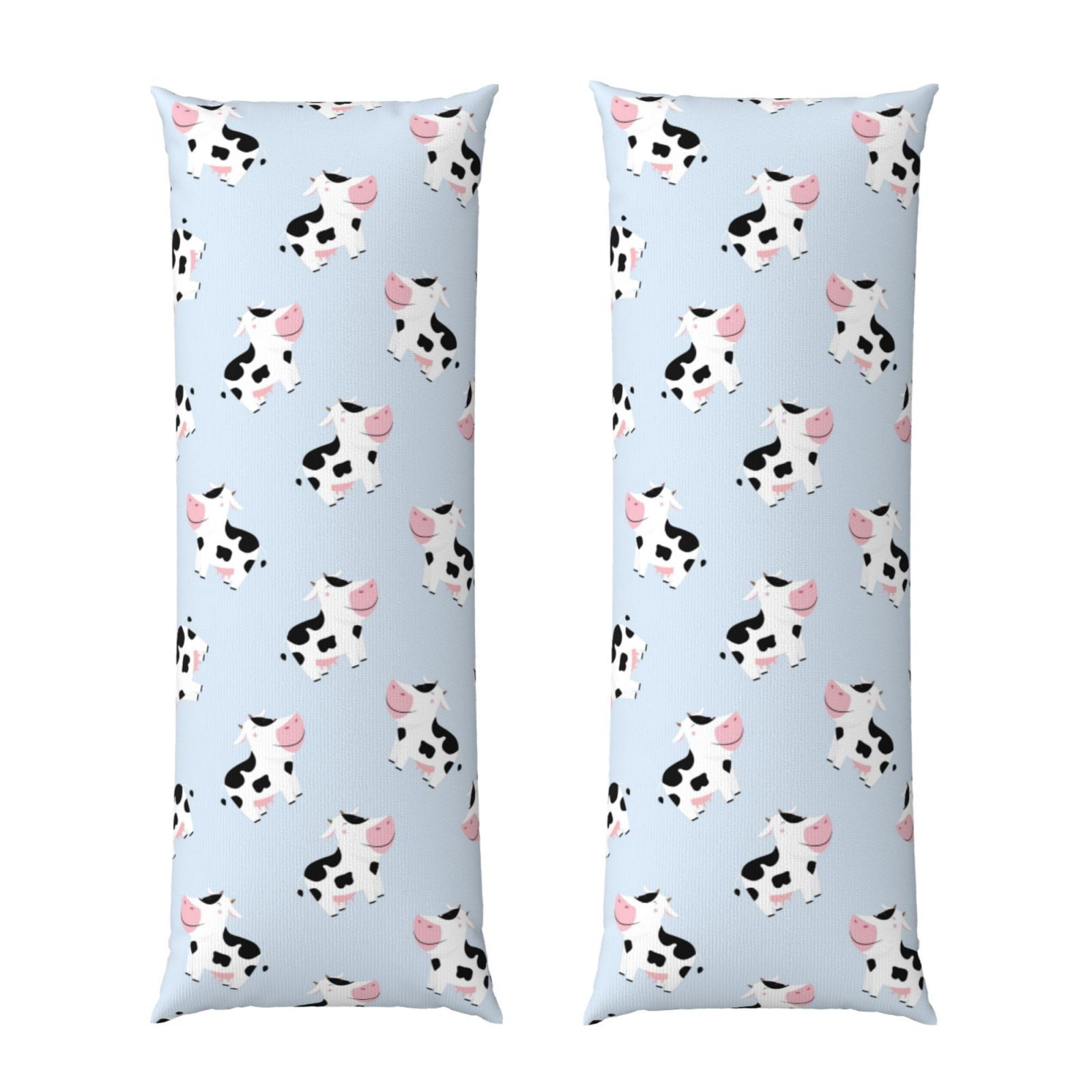 Disketp Cute Farm Cow Print Body Pillow Cover - Super Soft 20x54 Body ...