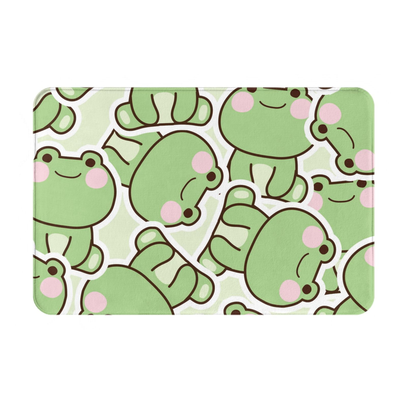 Disketp Cute Frog Mat For Front Door Outside - Doormat Outdoor Entrance ...