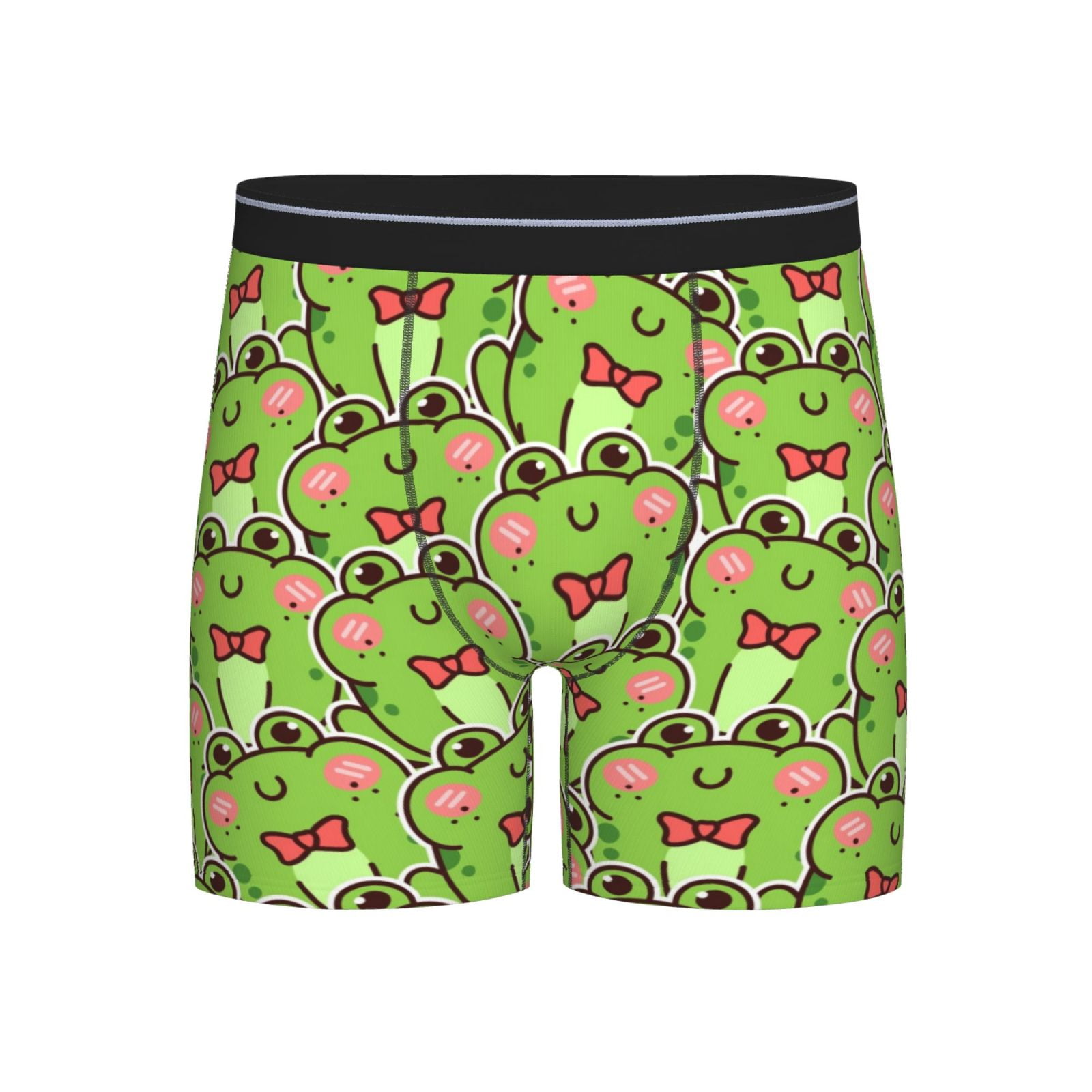 Disketp Cute Green Frog Men's Boxer Briefs Men’s Underwear Boxer Briefs ...