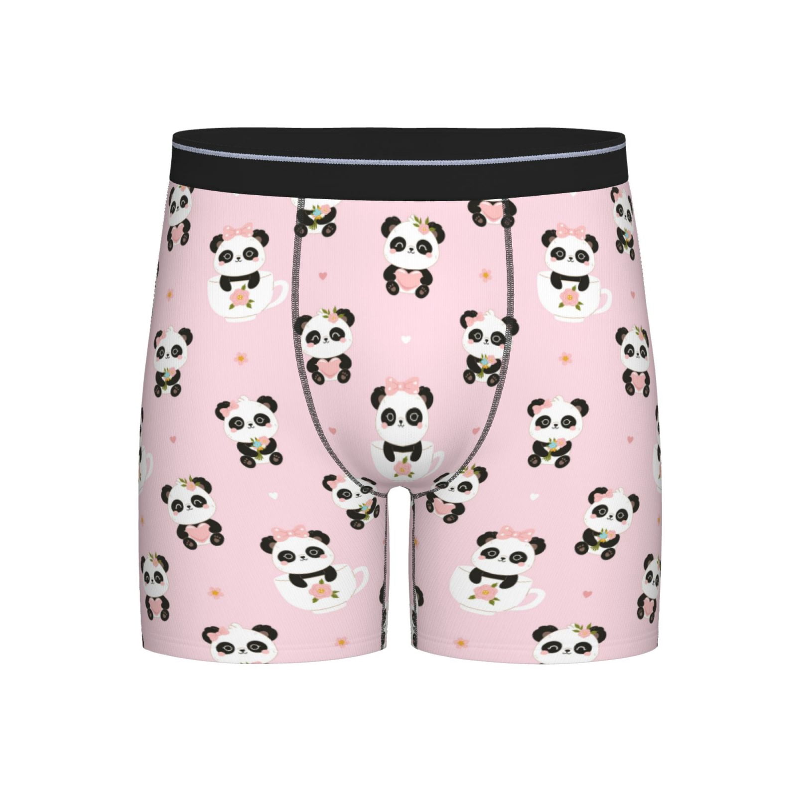 Disketp Cute Kawaii Panda Men's Boxer Briefs Men’s Underwear Boxer ...
