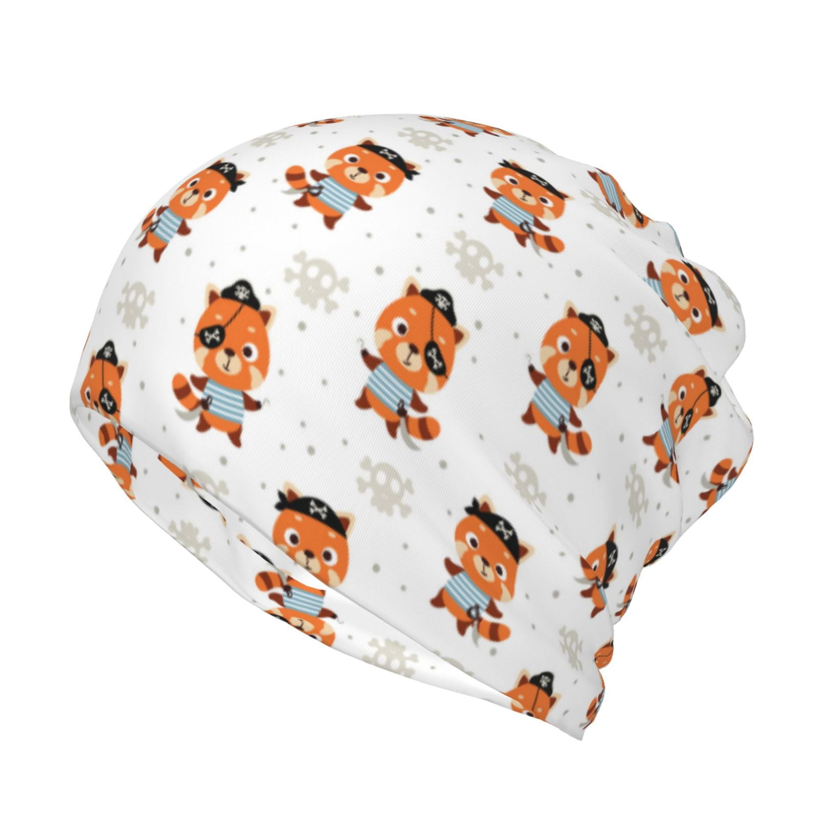 Disketp Cute Little Pirate Red Panda Slouchy Beanie Hip-Hop Soft ...