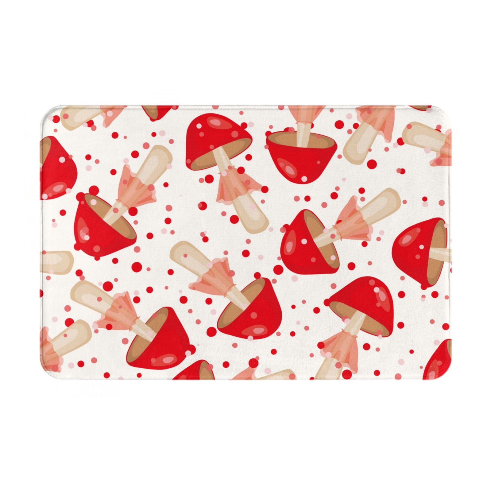 Disketp Cute Mushroom Mat For Front Door Outside - Doormat Outdoor ...