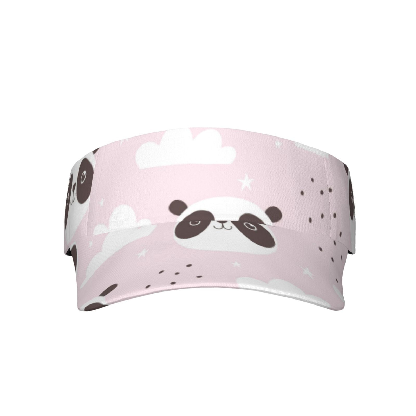 Disketp Cute Panda Sun Visors for Women Men Unisex Tennis Golf Visor ...