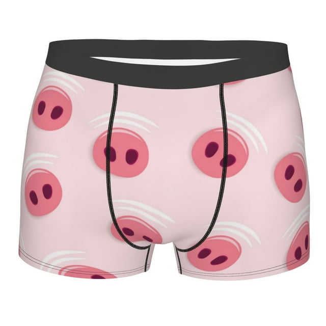 Disketp Cute Pig Nose Men'S Boxer Briefs,Soft And Breathable Cotton ...
