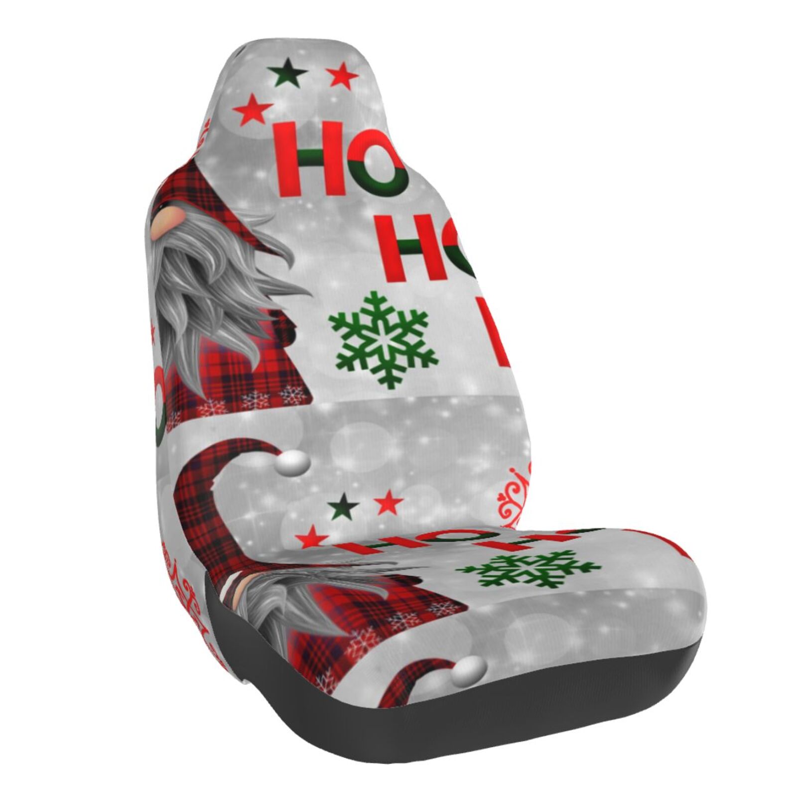 Disketp Cute Santa Car Seat Covers Universal Front Seat Coves for Car ...