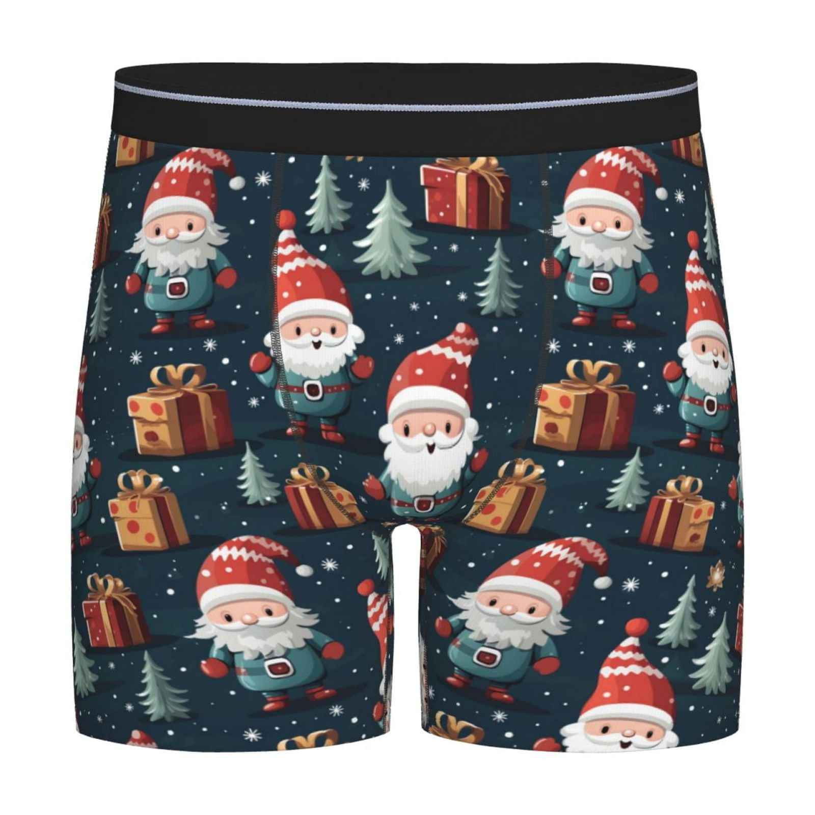 Disketp Cute Santa Claus Gift Men's Boxer Briefs Men’s Underwear Boxer ...