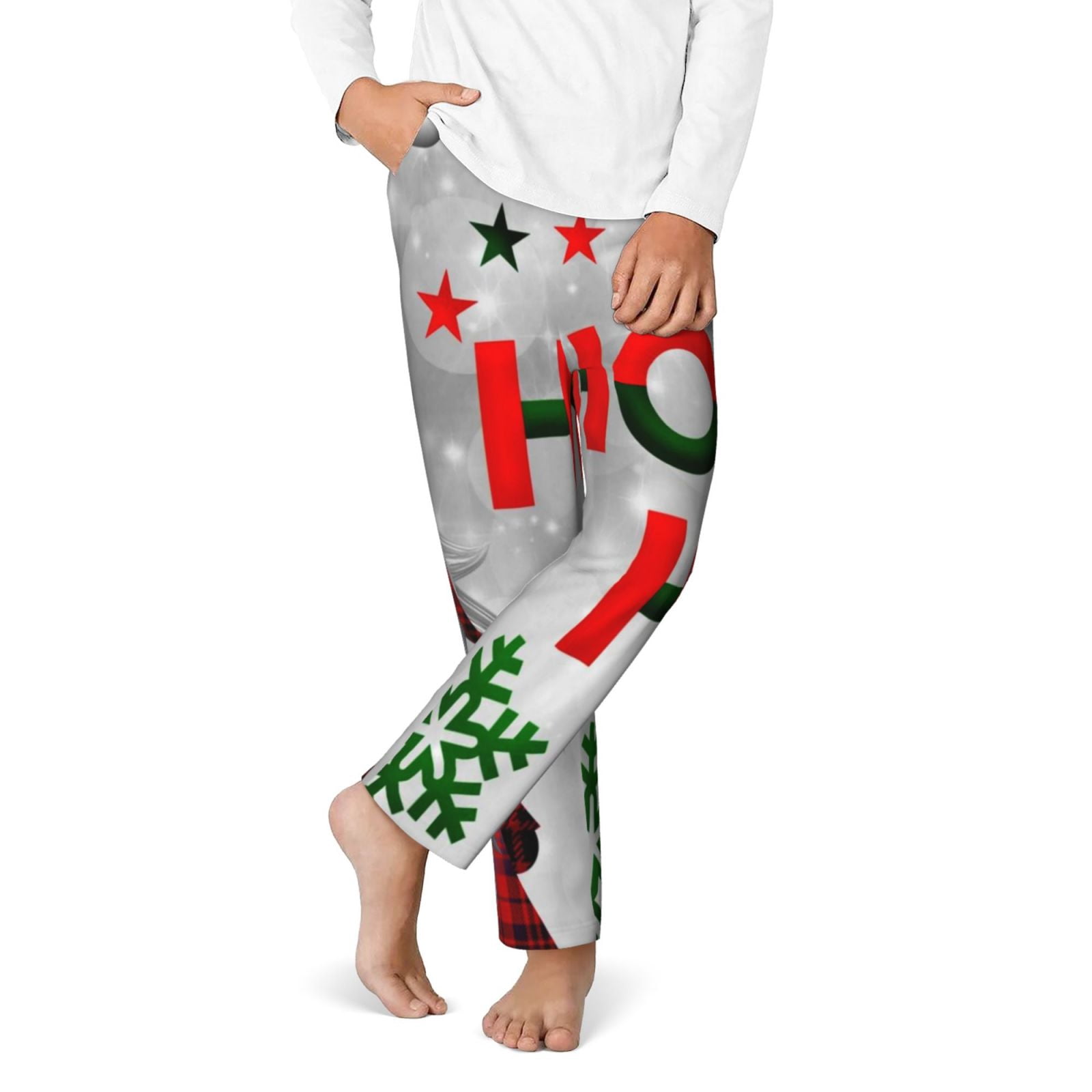 Disketp Cute Santa for Teenagers' Pajama Pants ,Lounge Pants Teen ...