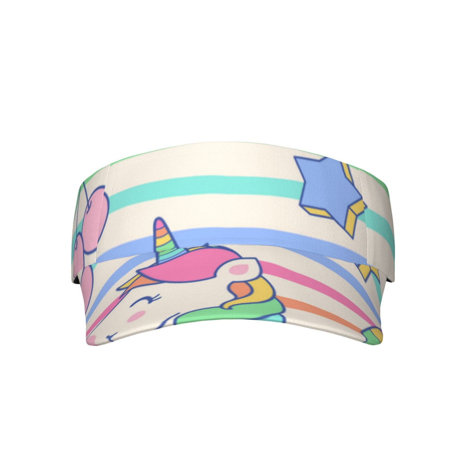 Disketp Cute Unicorn Sun Visors For Women Men Unisex Tennis Golf Visor ...