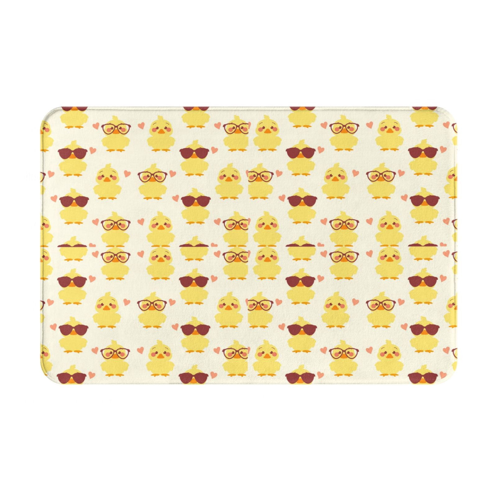 Disketp Cute Yellow Duck Mat for Front Door Outside - Doormat Outdoor ...