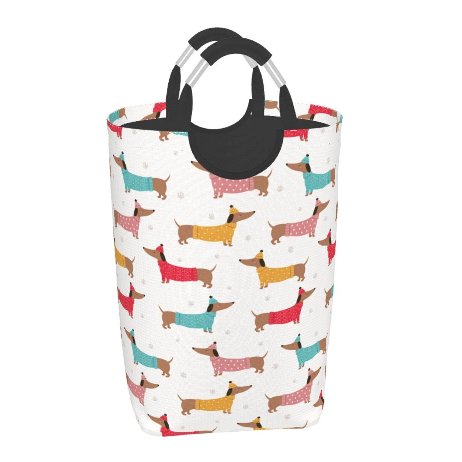 Disketp Dachshund Dog Puppy Square Laundry Bag Large Collapsible Dirty ...