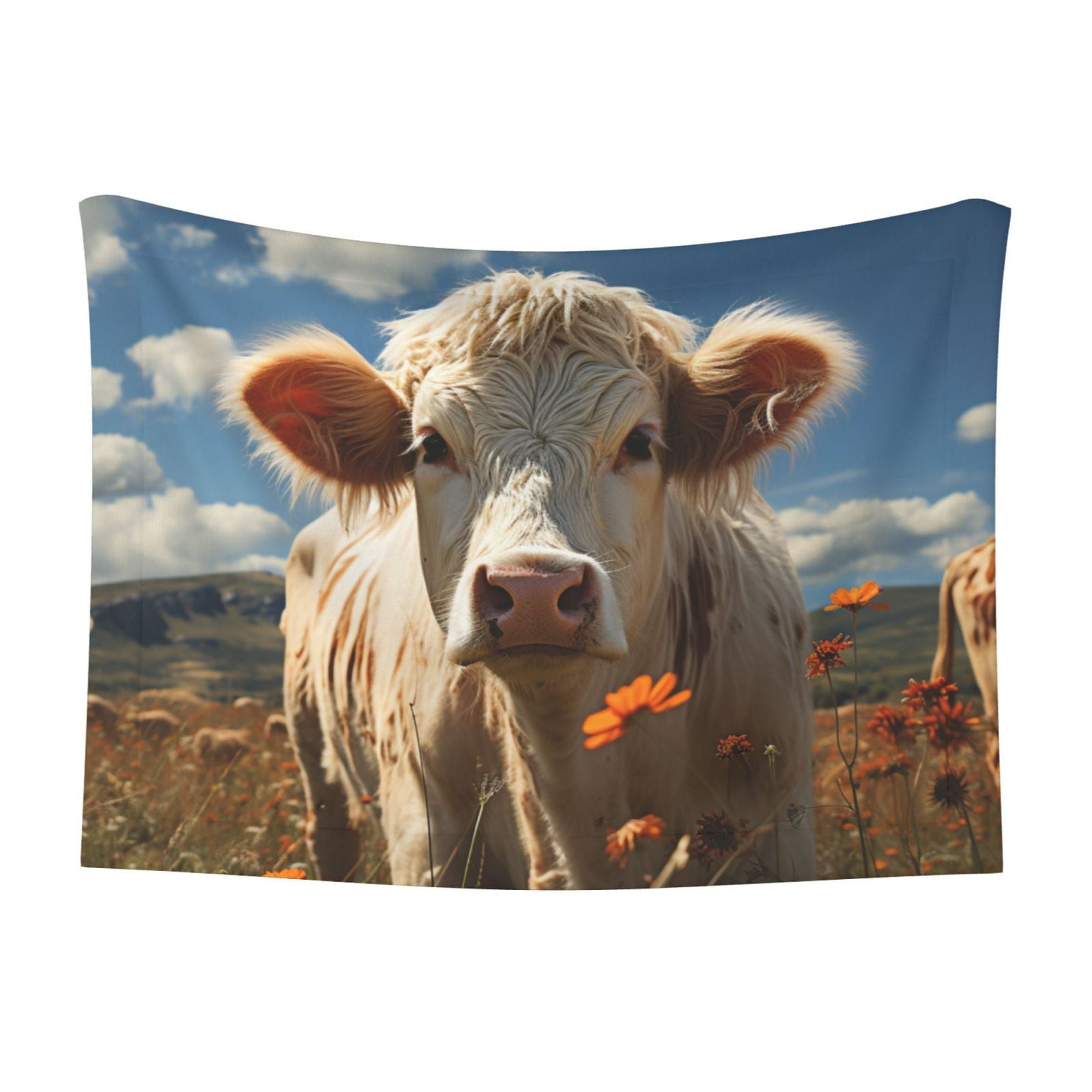 Disketp Daisy Meadow Cow Dog Blanket/Bed Cover for Dogs and Cats,Puppy ...
