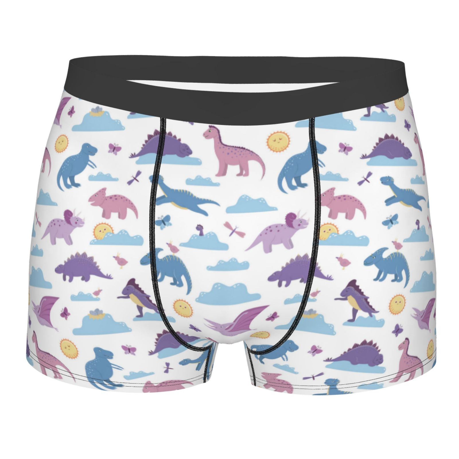 Disketp Dinosaur Men's Boxer Briefs,Soft and Breathable Cotton ...