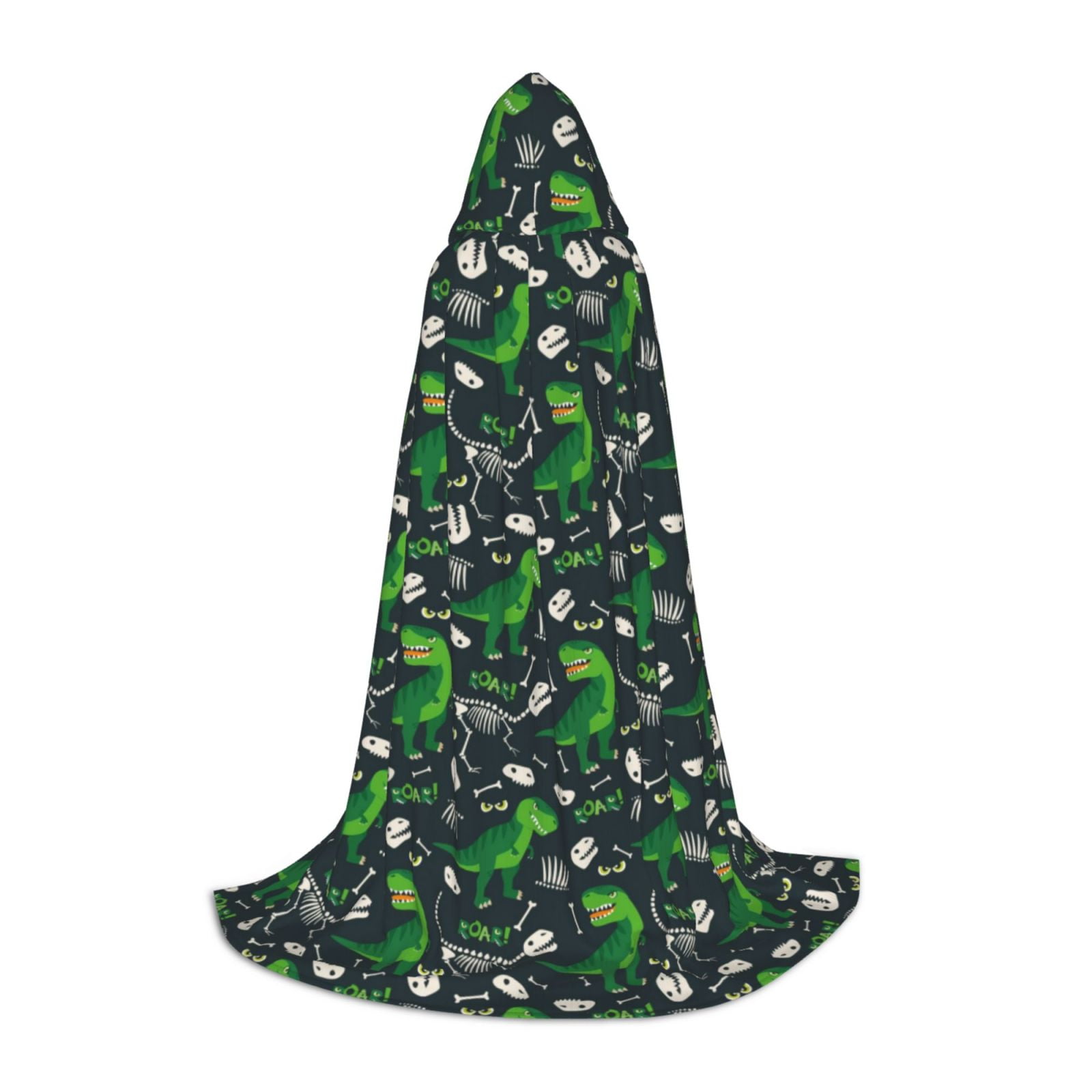 Disketp Dinosaur and Bone Hooded Cloak, Teenagers Halloween Hoodies ...