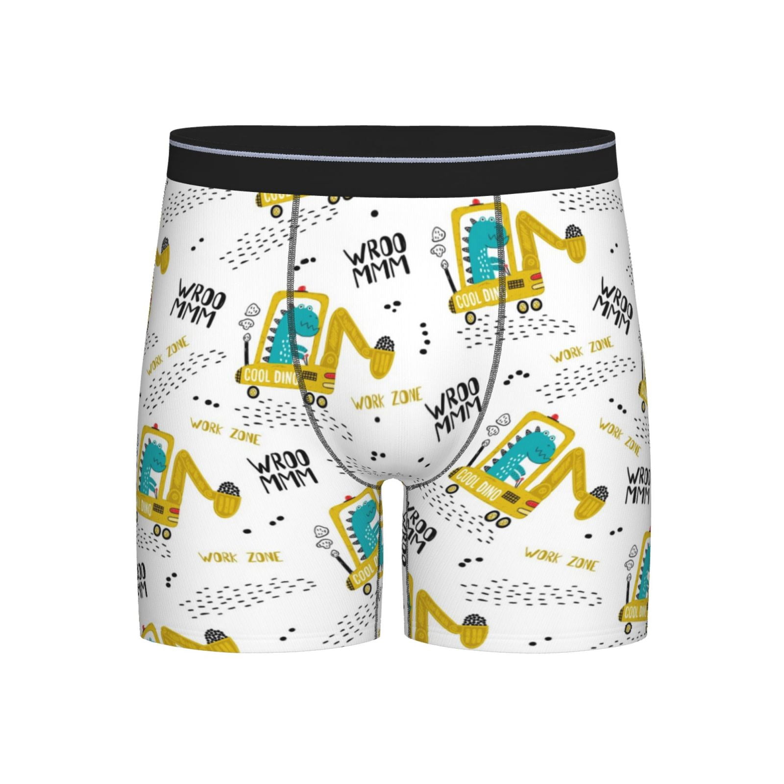 Disketp Dinosaur on Excavator Men's Boxer Briefs Men’s Underwear Boxer ...