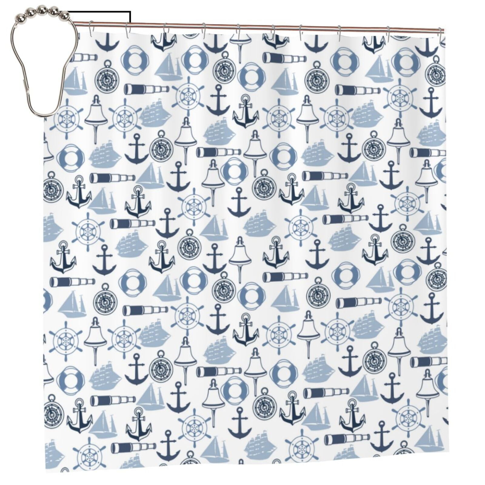 Disketp Dock Rudder Stall Fabric Shower Curtain Liner Waterproof - 72 ...