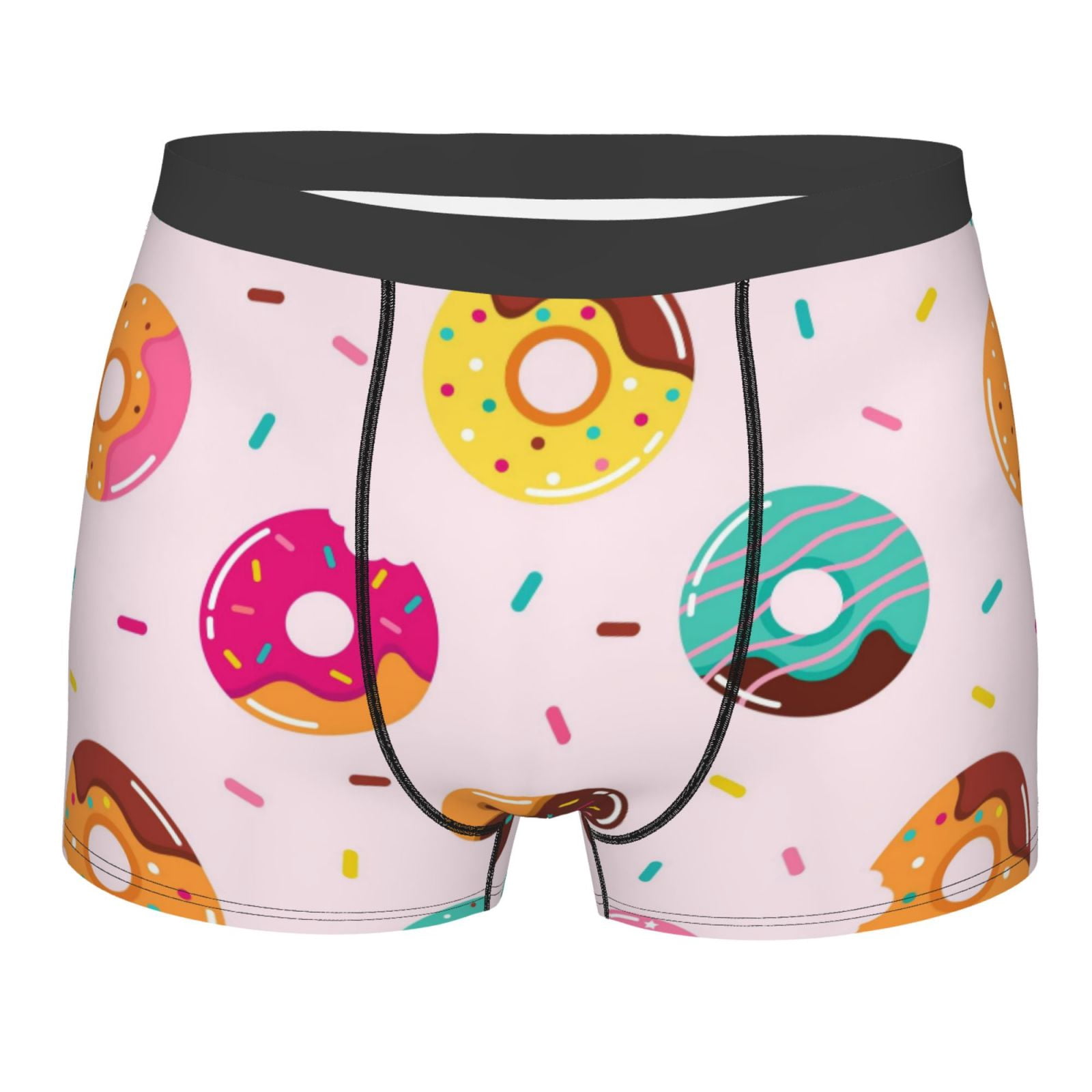 Disketp Donut Men'S Boxer Briefs,Soft And Breathable Cotton Underwear ...
