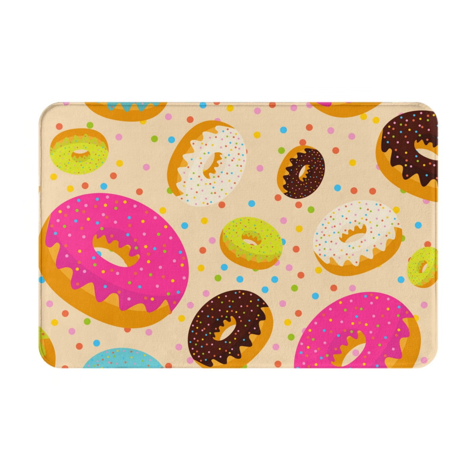Disketp Donuts Mat For Front Door Outside - Doormat Outdoor Entrance ...
