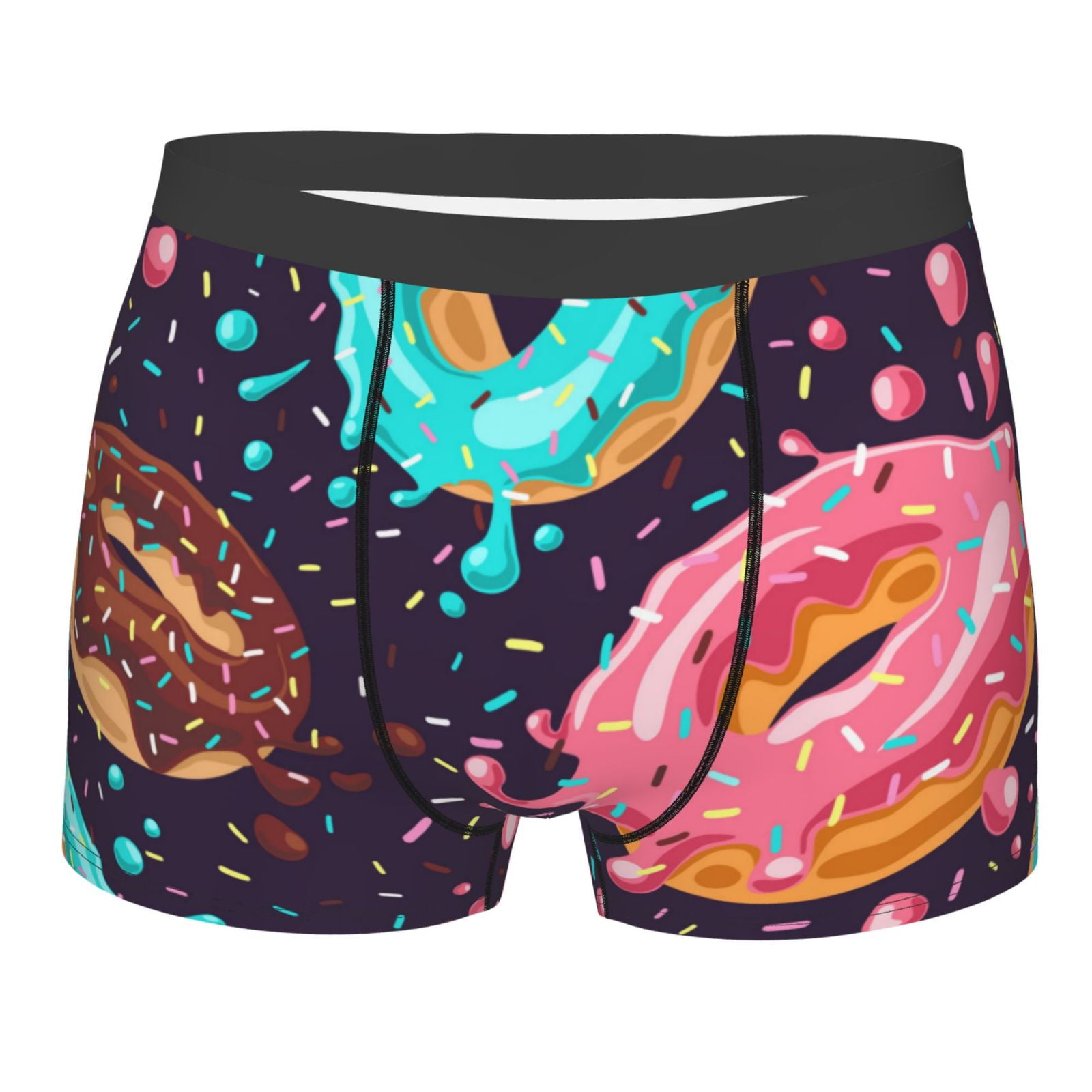 Disketp Donuts1 Men'S Boxer Briefs,Soft And Breathable Cotton Underwear ...