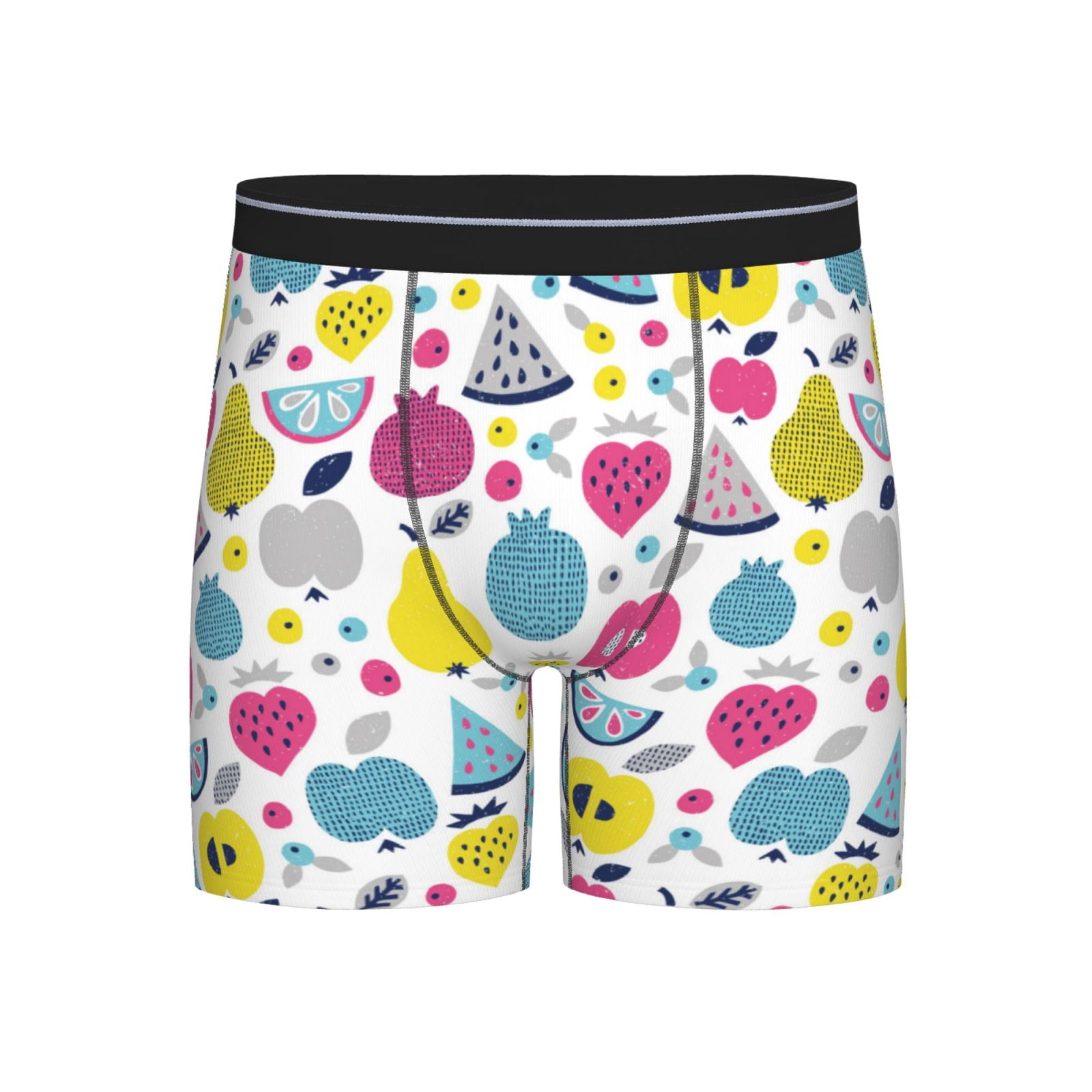 Disketp Doodle Fruits Men's Boxer Briefs Men’s Underwear Boxer Briefs ...