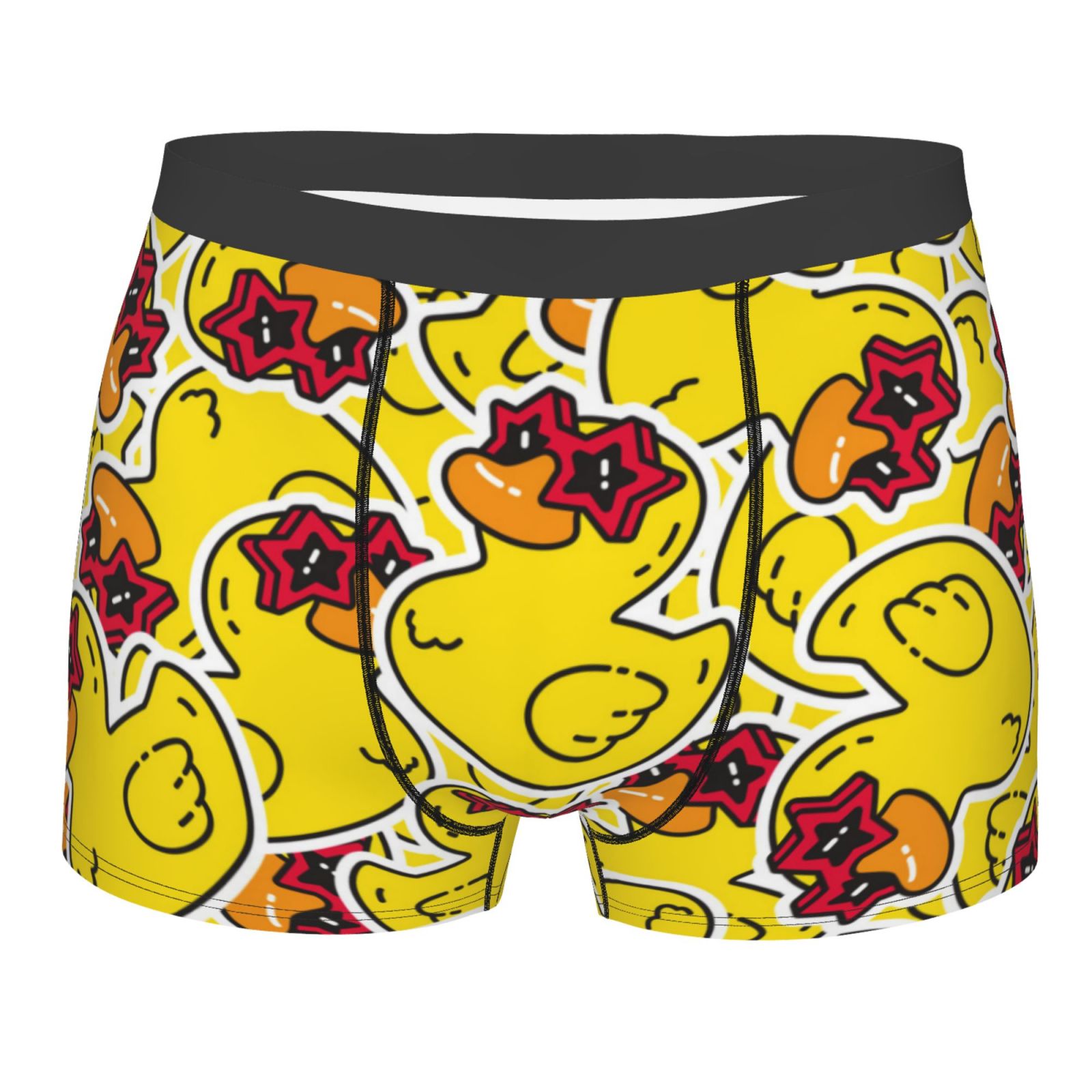 Disketp Duck With Star Sunglasses Men'S Boxer Briefs,Soft And ...