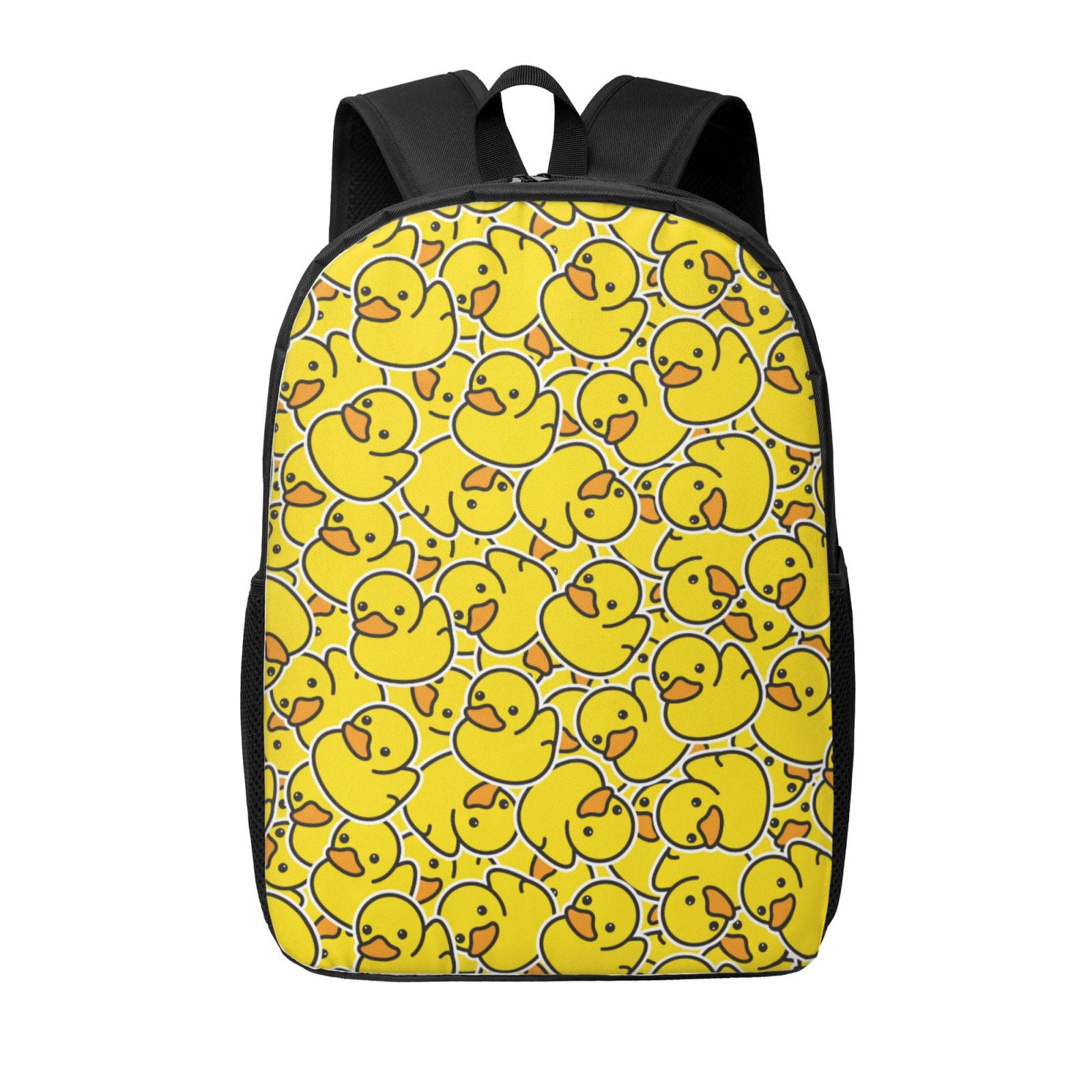 Disketp Ducky Cartoon Animal Yellow School Backpack, Lightweight Basic ...