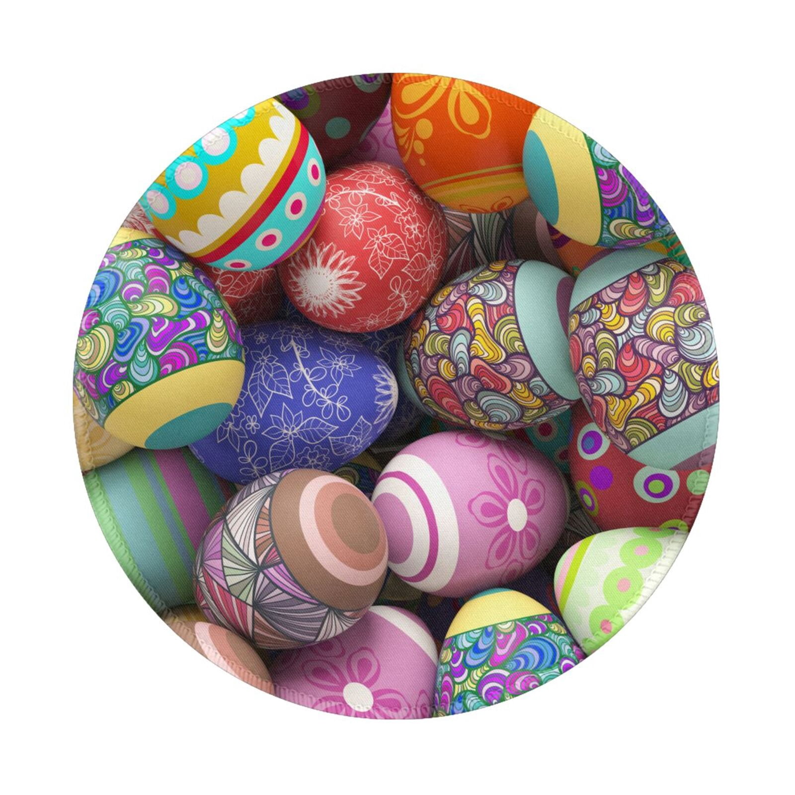 Disketp Easter Eggs1 Small Mouse Pad 7.9x7.9 Inches,Washable Round ...