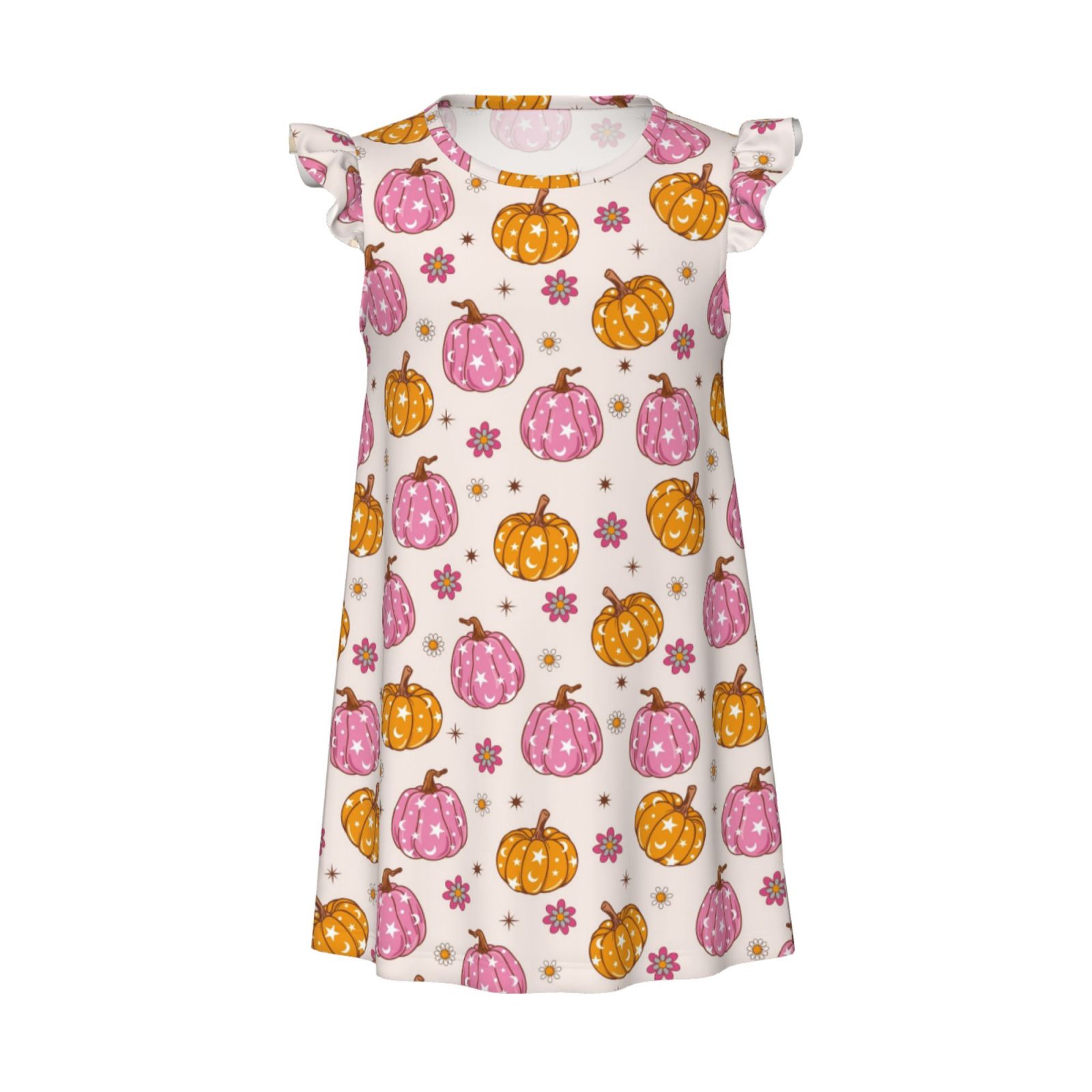 Disketp Fall 70s Groovy Hippie 1 Print Girls Nightgowns 3-10 Years ...