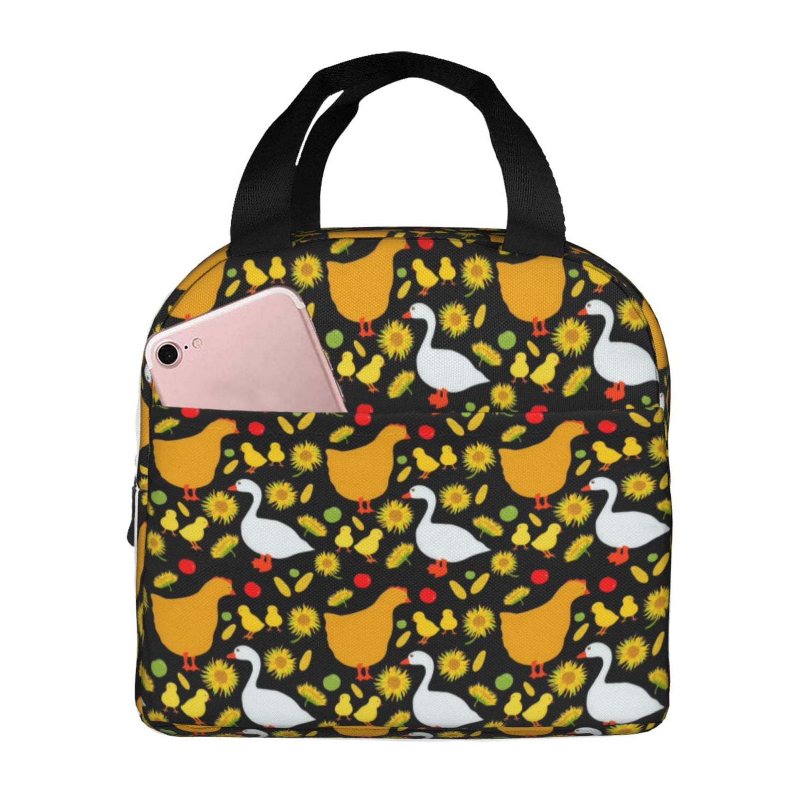 Disketp Farm Goose Lunch Bag for Women Men, Leakproof Thermal Cooler ...