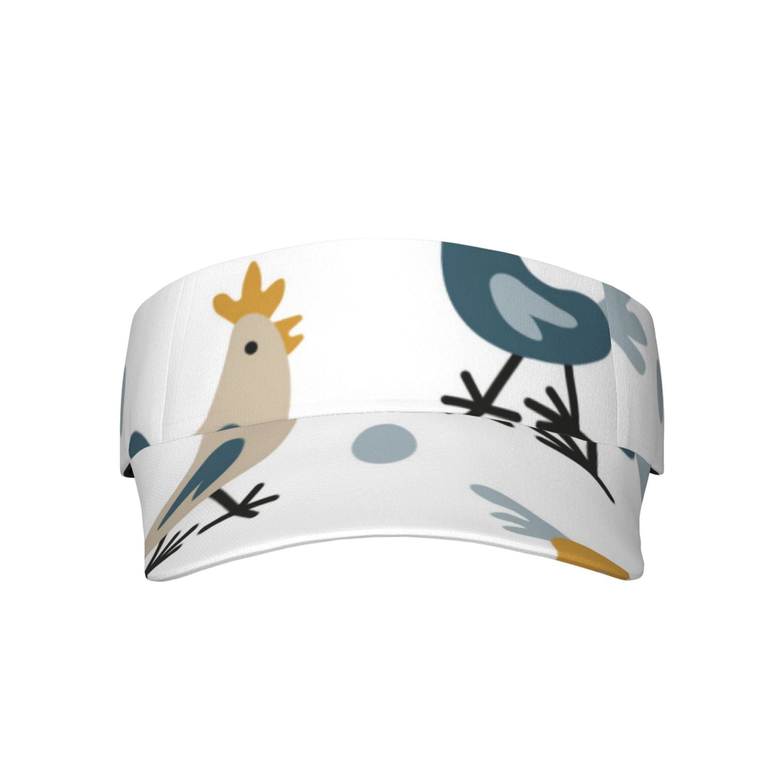 Disketp Farm Roosters Sun Visors For Women Men Unisex Tennis Golf Visor ...