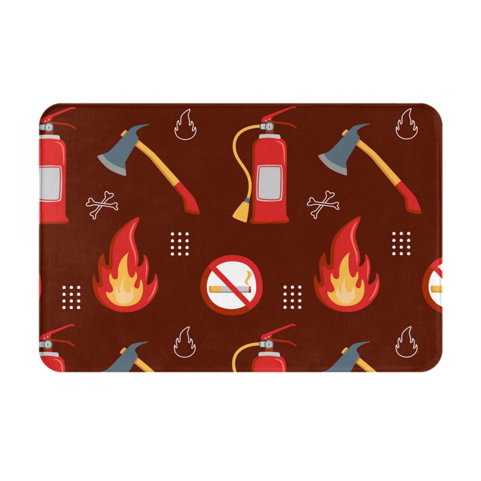 Disketp Fire Extinguisher Mat For Front Door Outside - Doormat Outdoor ...