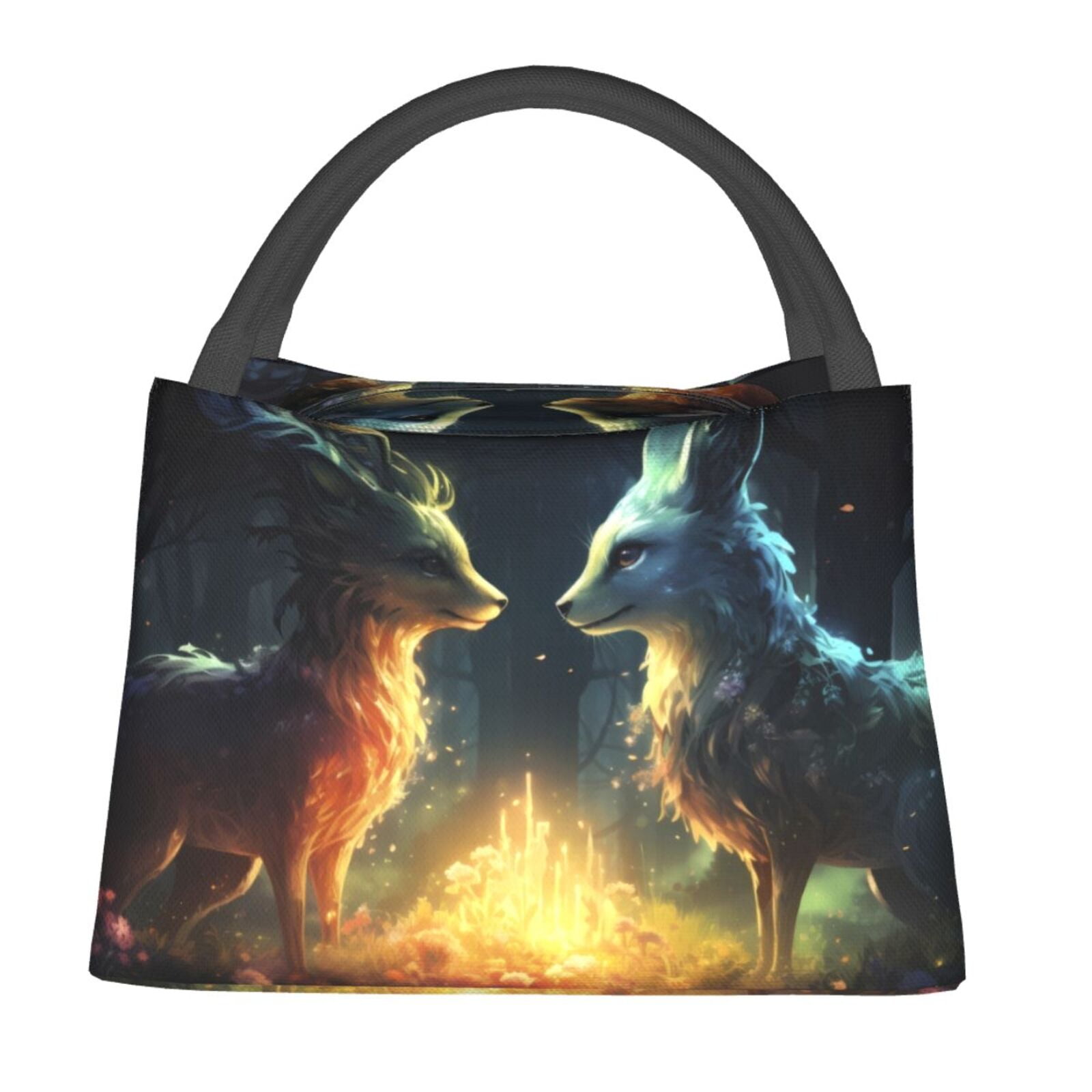 Disketp Firefly Forest Fox Insulated Bags, Insulated Cooler Bag Totes ...