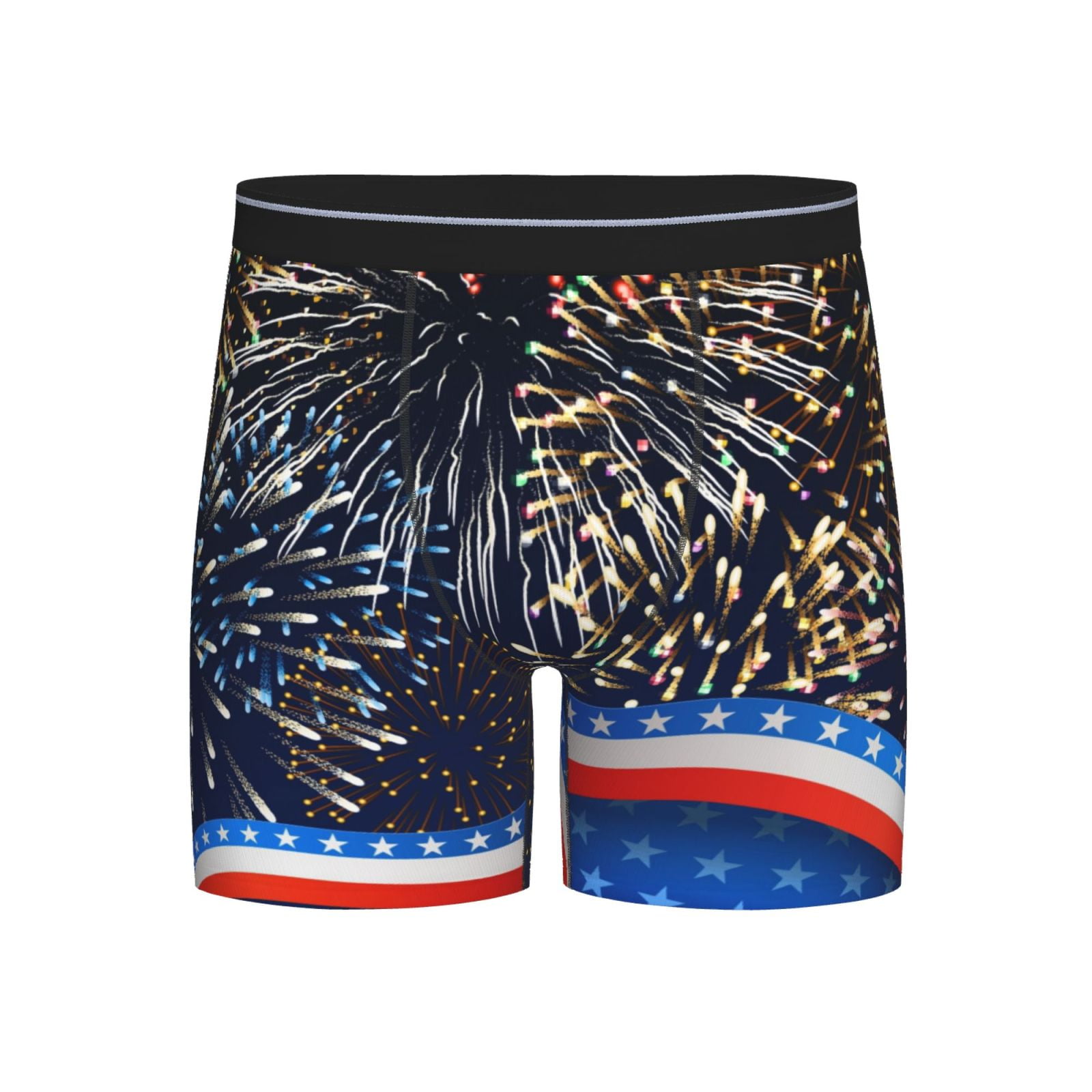 Disketp Fireworks Men's Boxer Briefs Men’s Underwear Boxer Briefs for ...