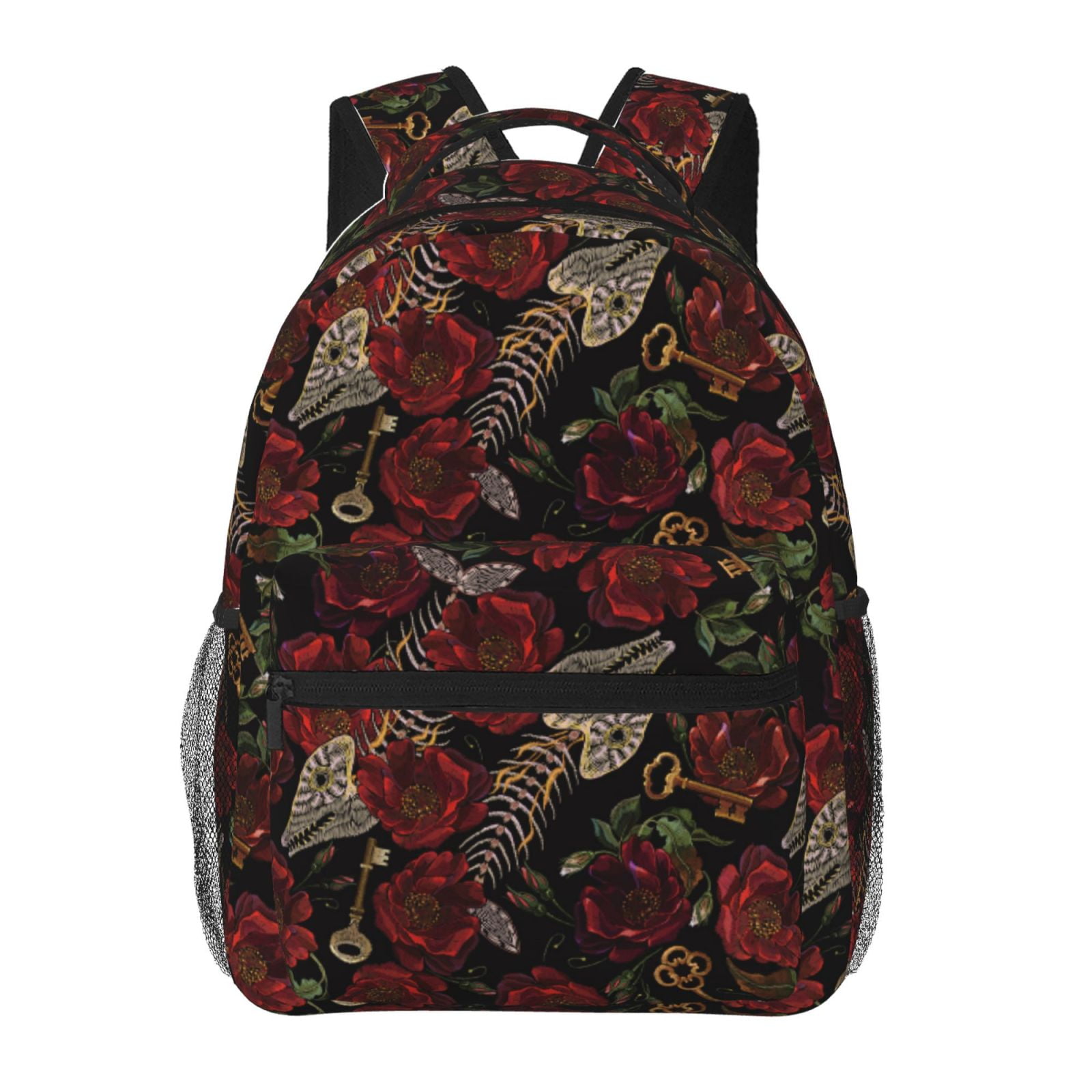 Disketp Fishbone Rose Backpack for Men and Women - Lightweight Backpack ...