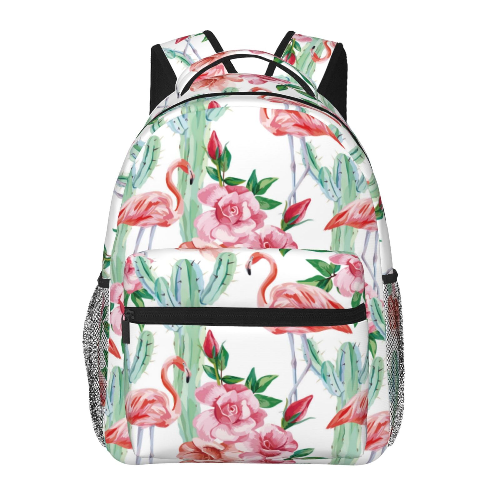 Disketp Flamingo Flower Backpack for Men and Women - Lightweight ...